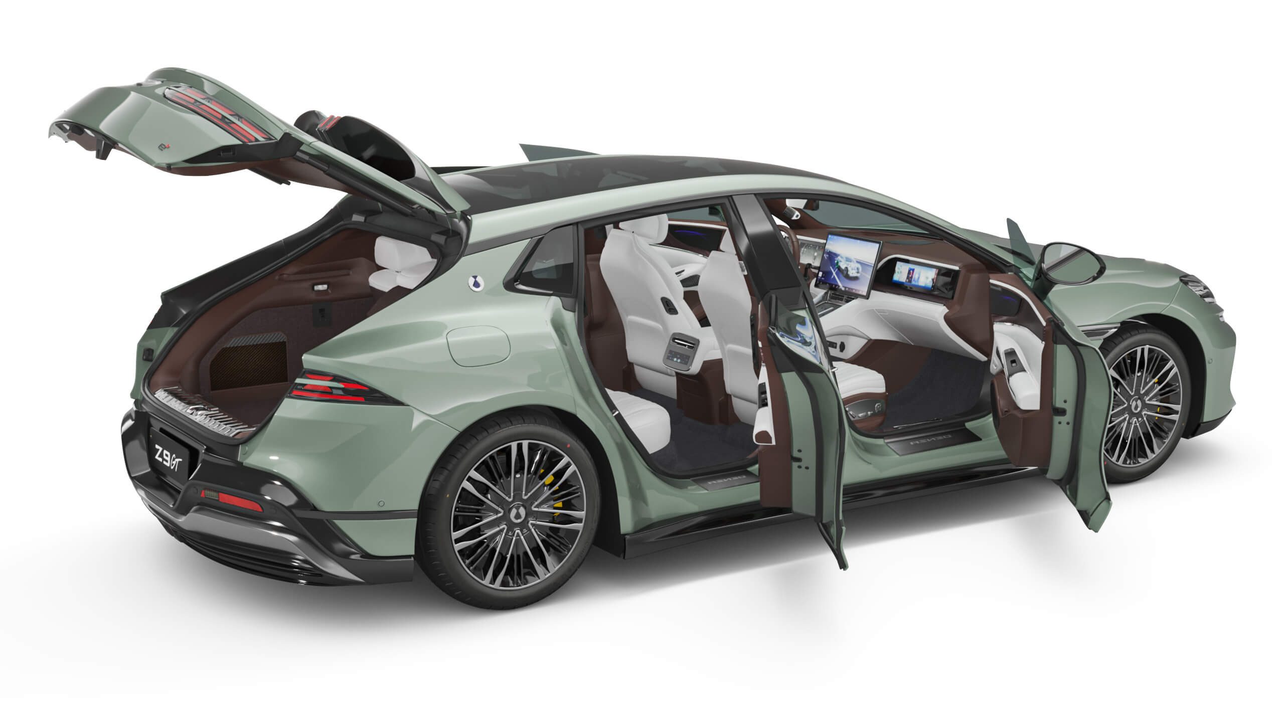 2024 BYD Denza Z9Gt With Interior - 3D Model by MantangCG