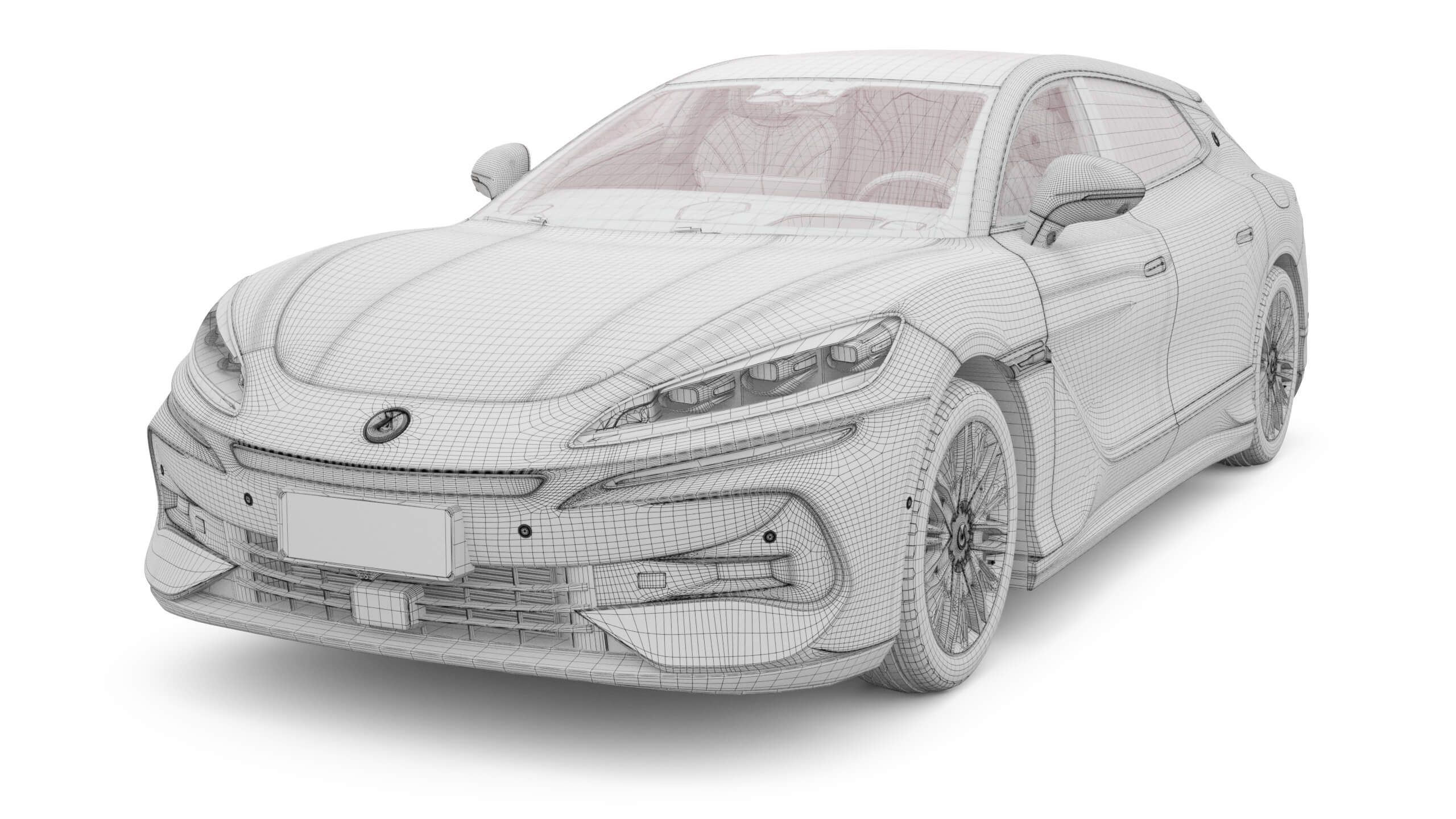 2024 BYD Denza Z9Gt With Interior - 3D Model by MantangCG