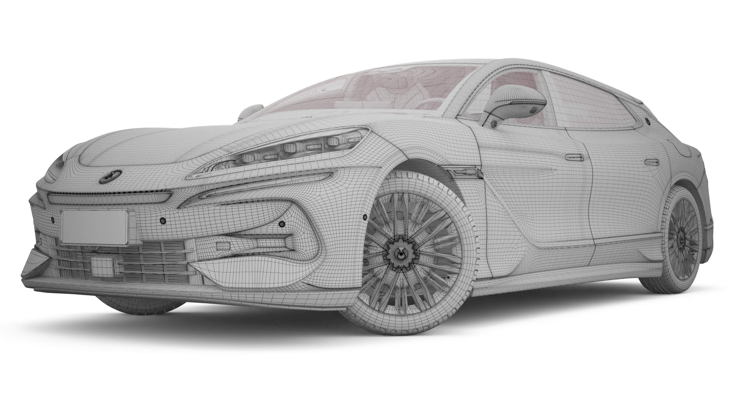 2024 BYD Denza Z9Gt With Interior - 3D Model by MantangCG