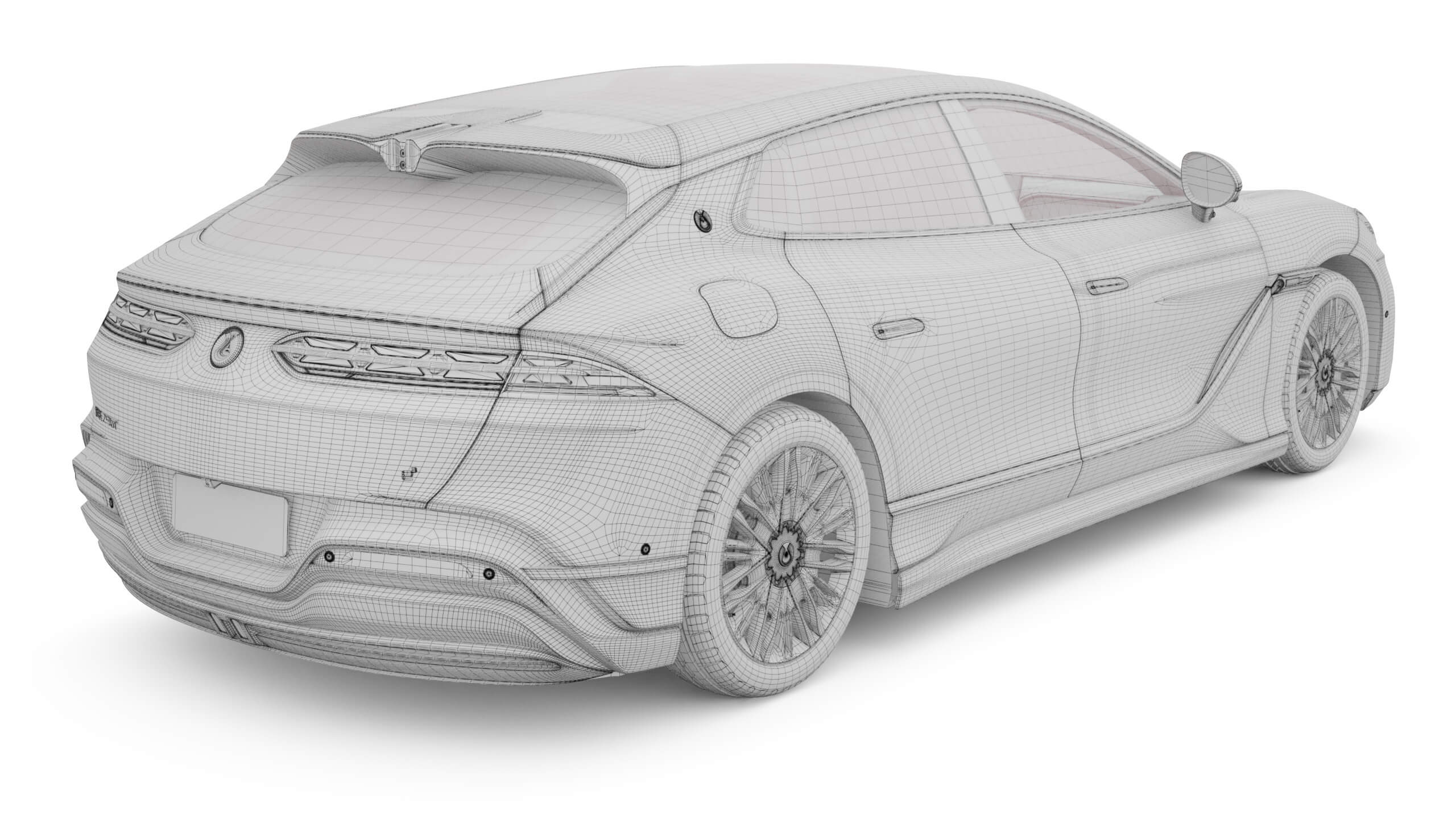 2024 BYD Denza Z9Gt With Interior - 3D Model by MantangCG