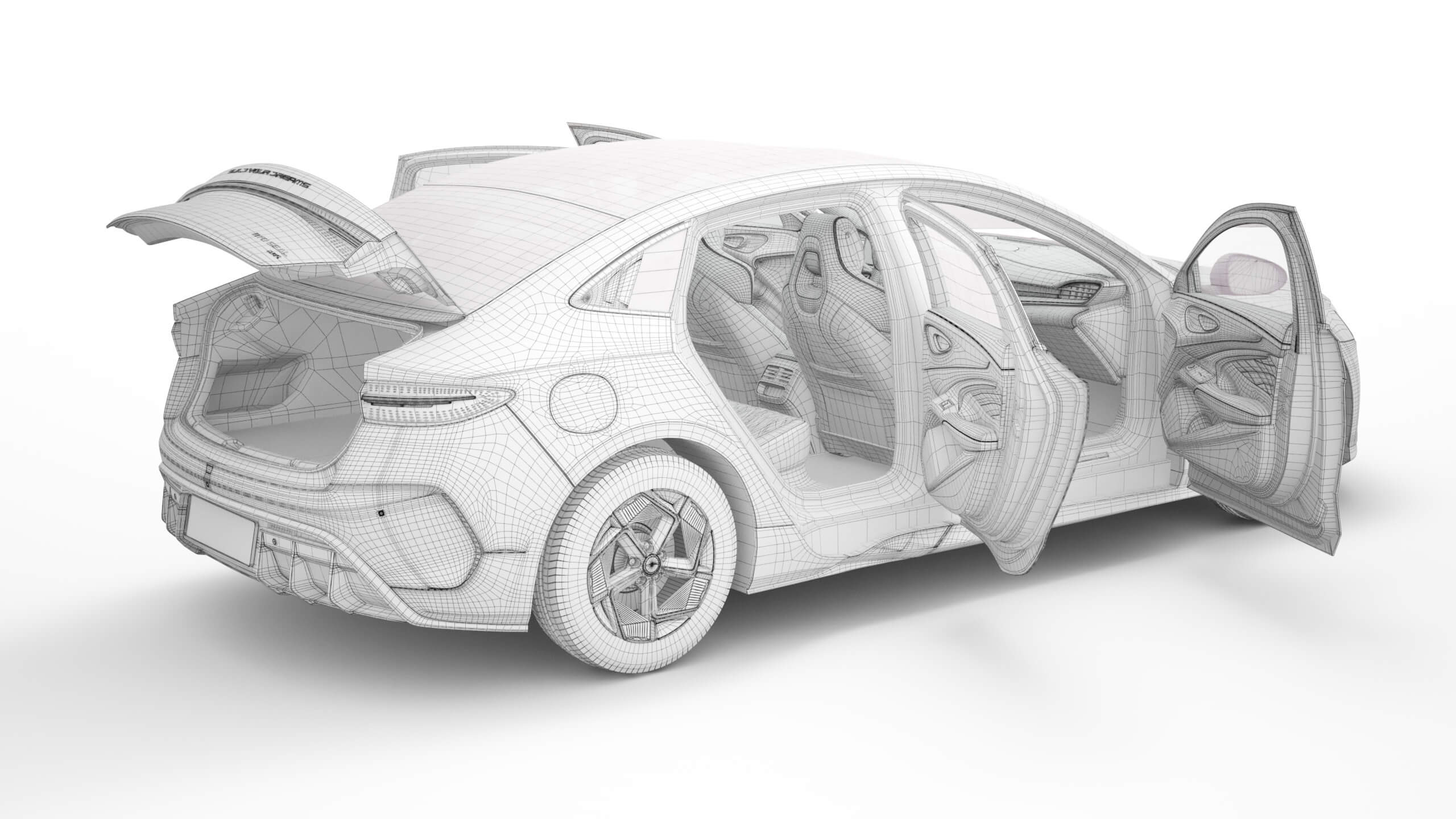 2024 BYD Seal With Interior - 3D Model by MantangCG