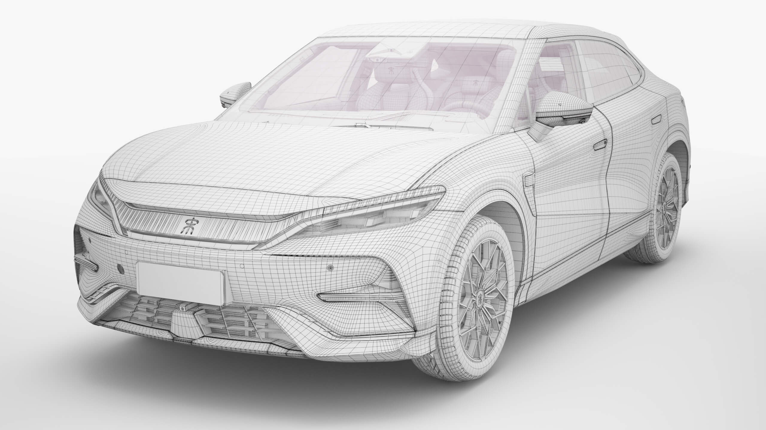 2024 BYD Song L With Interior - 3D Model by MantangCG