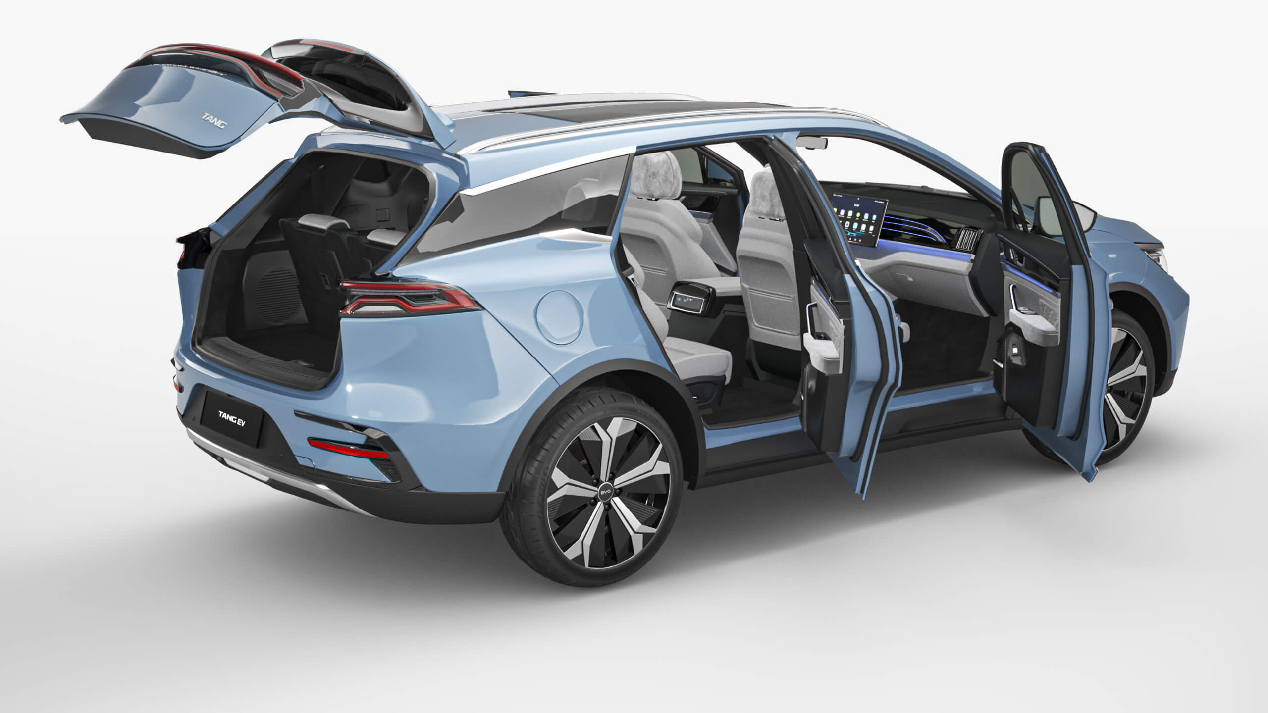 2024 BYD Tang EV With Interior - 3D Model by MantangCG