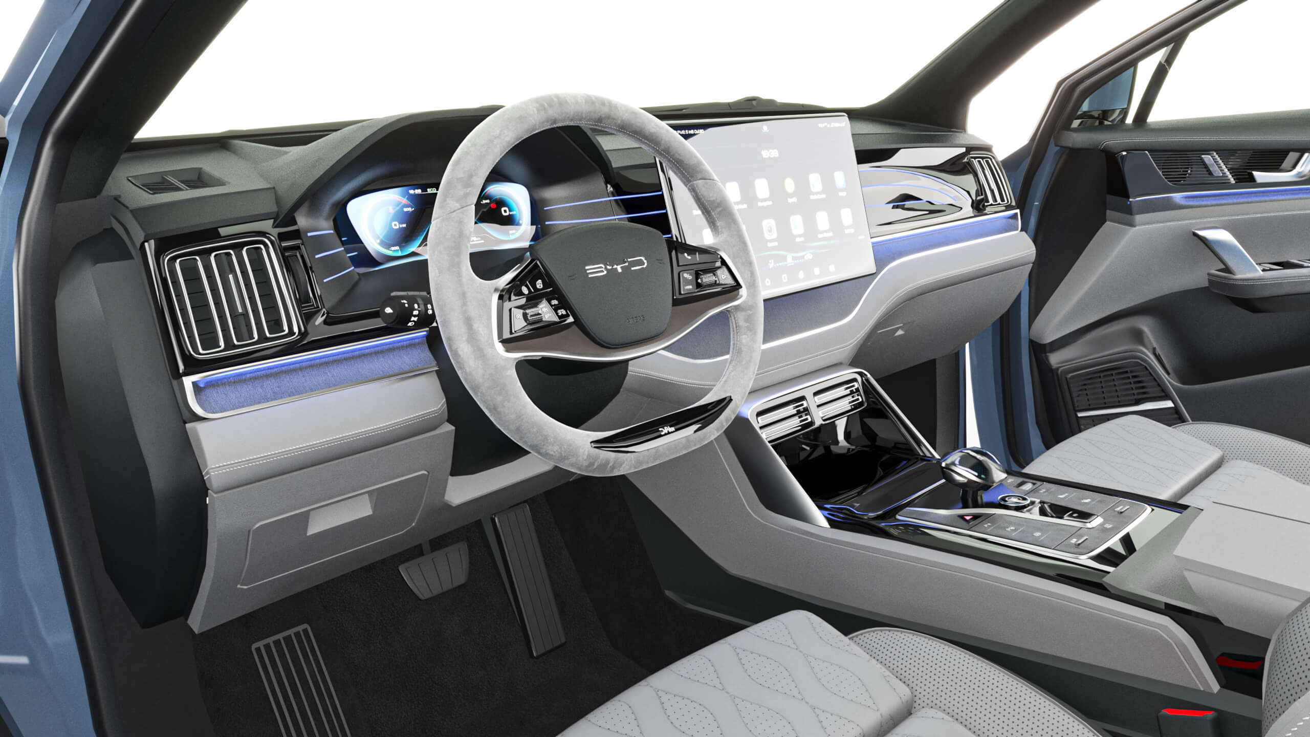 2024 BYD Tang EV With Interior - 3D Model by MantangCG