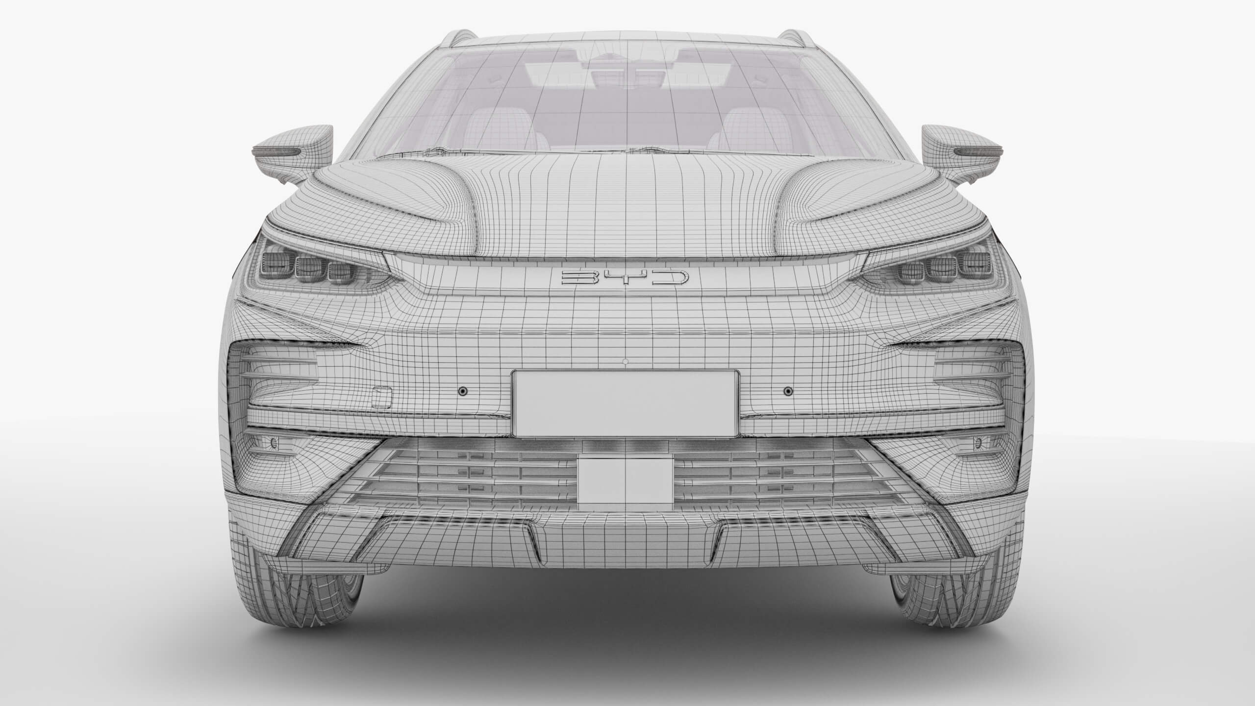 2024 BYD Tang EV With Interior - 3D Model by MantangCG
