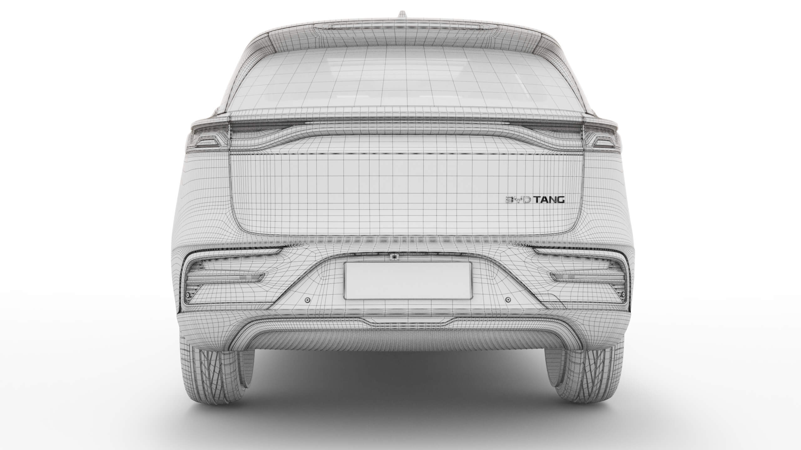 2024 BYD Tang With Interior - 3D Model by MantangCG