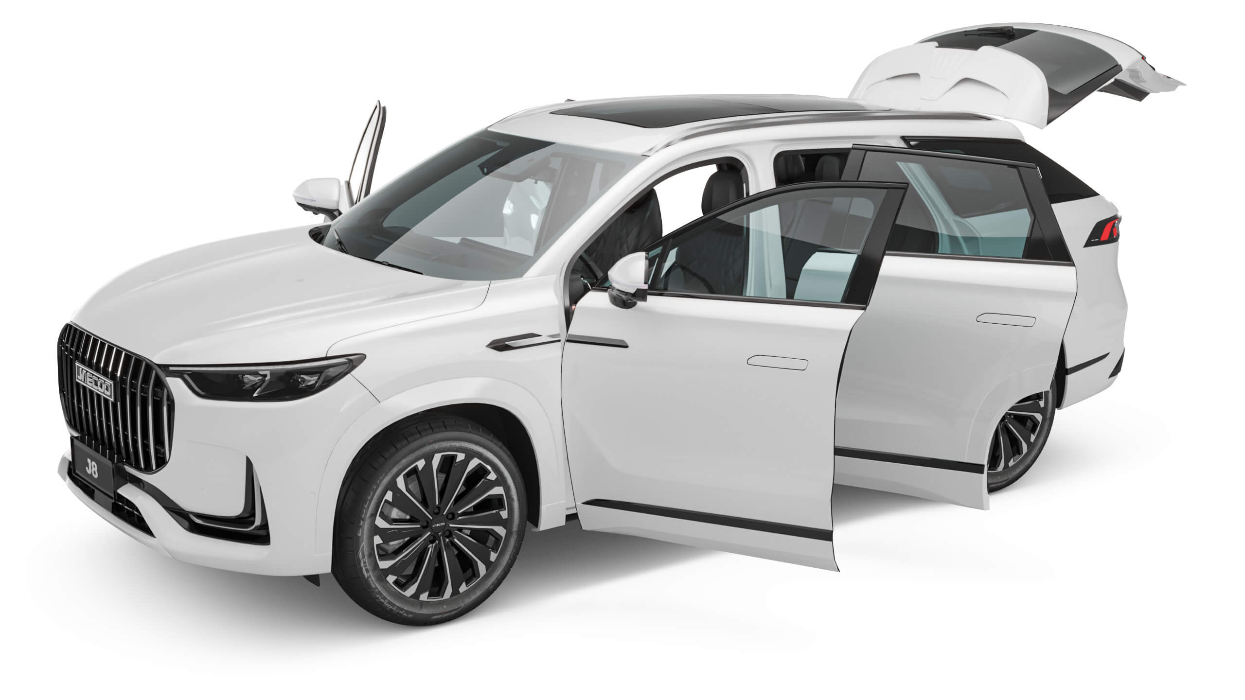 2024 Chery Jaecoo J8 With Interior - 3D Model by MantangCG