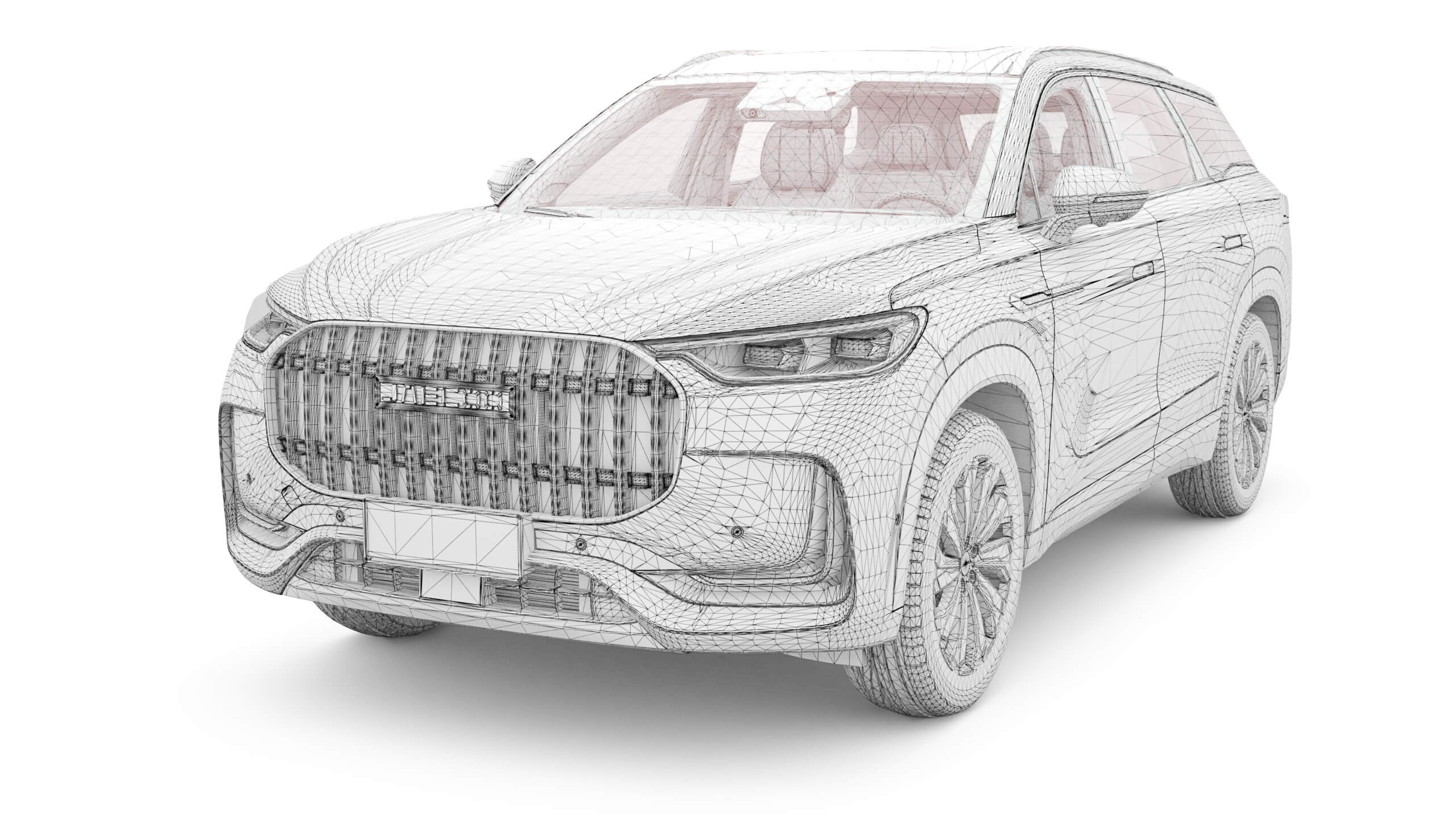 2024 Chery Jaecoo J8 With Interior - 3D Model by MantangCG