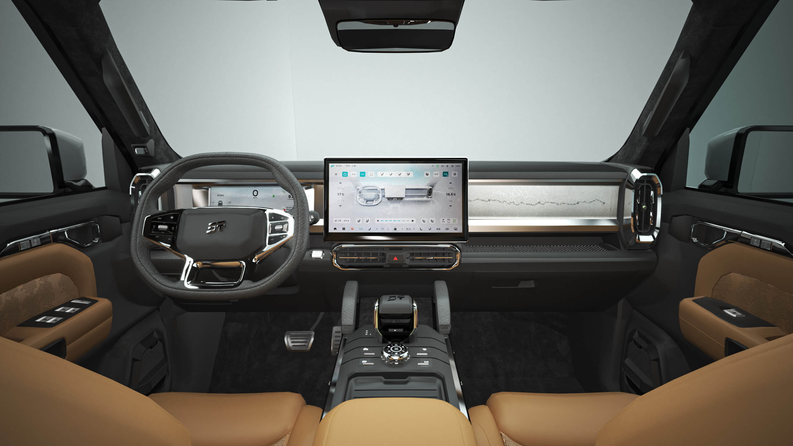 2025 Chery Jetour T2 with Interior - 3D Model by MantangCG