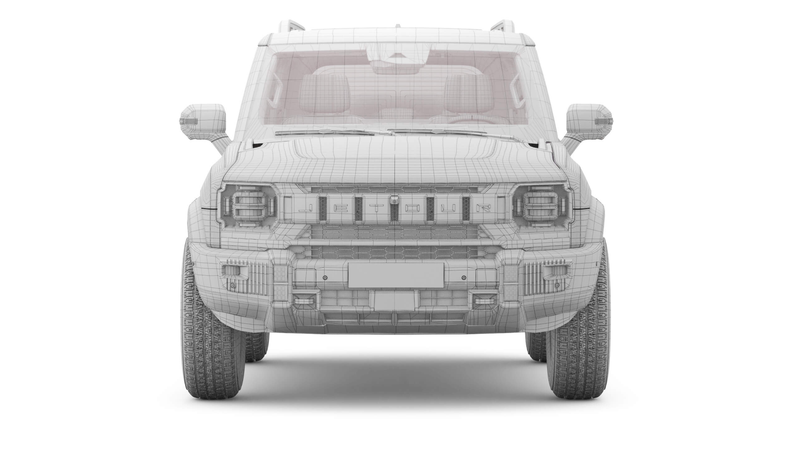 2025 Chery Jetour T2 with Interior - 3D Model by MantangCG