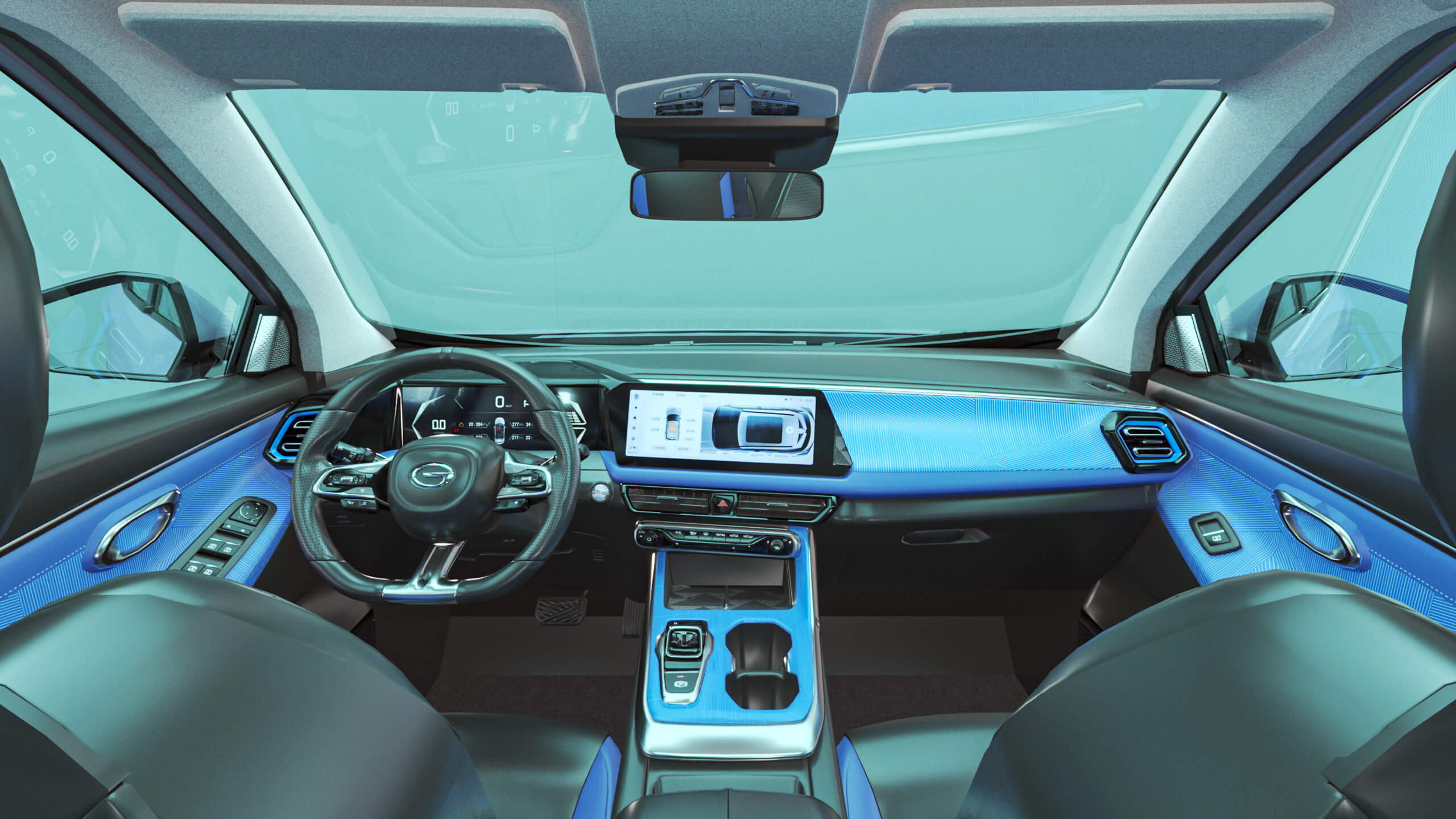 2024 GAC GS3 Emzoom With Interior - 3D Model by MantangCG