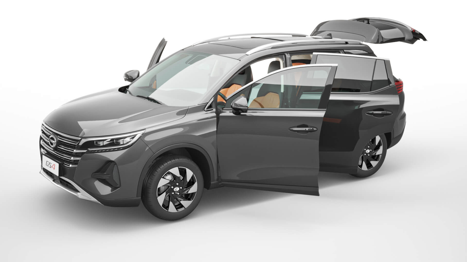 2024 GAC GS4 With Interior - Free 3D Model by MantangCG