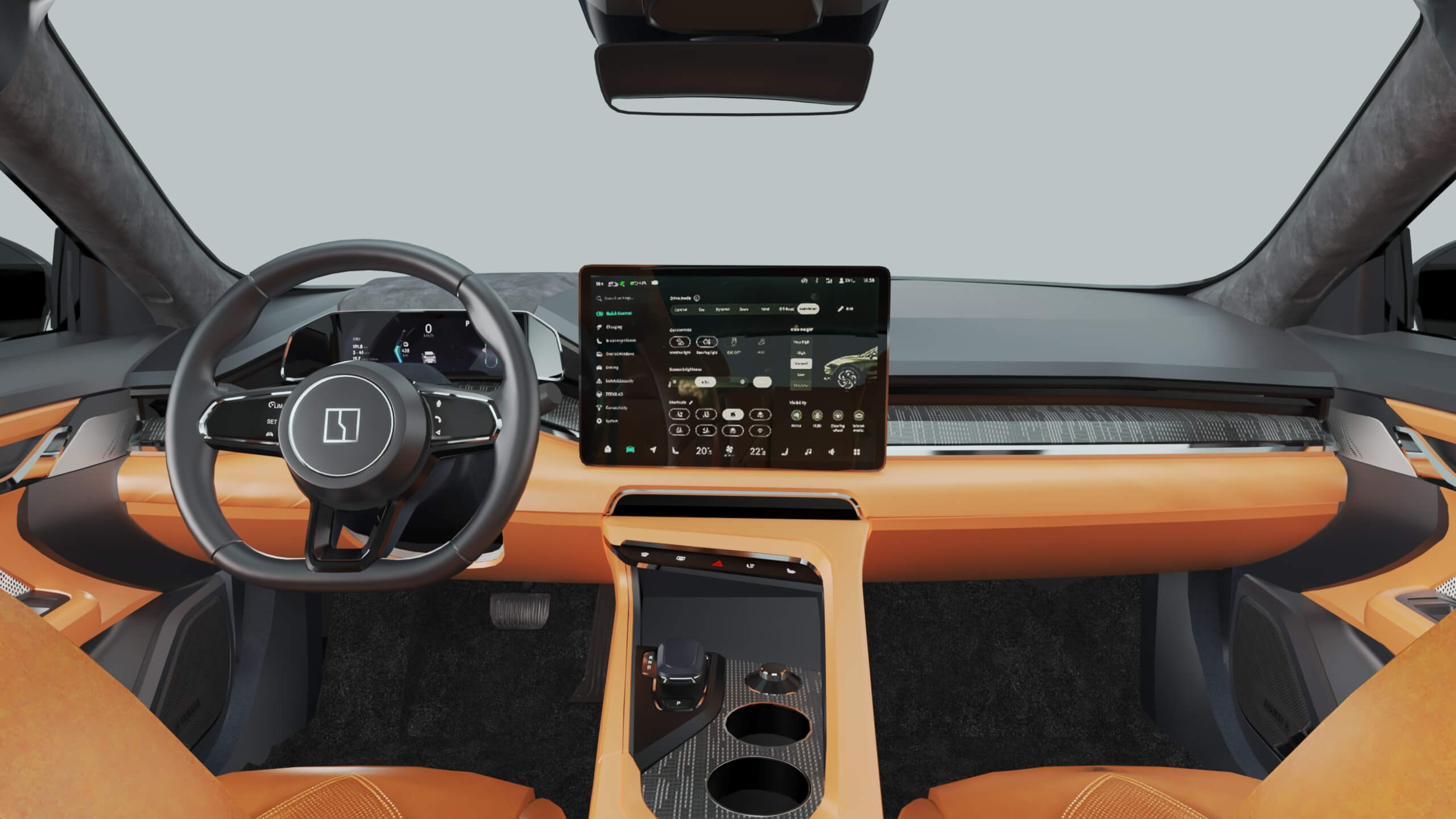 2023 Geely Zeekr 001 With Interior - 3D Model by MantangCG