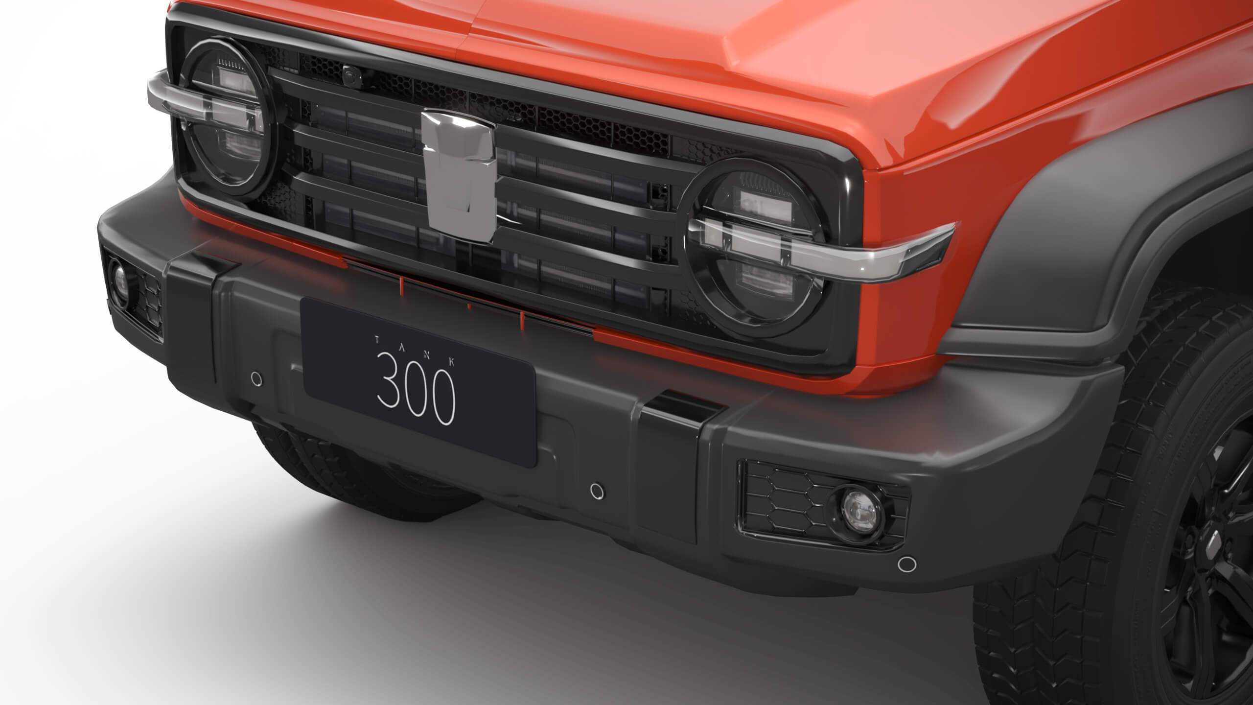 2024 Gwm Tank 300 With Interior - 3D Model by MantangCG
