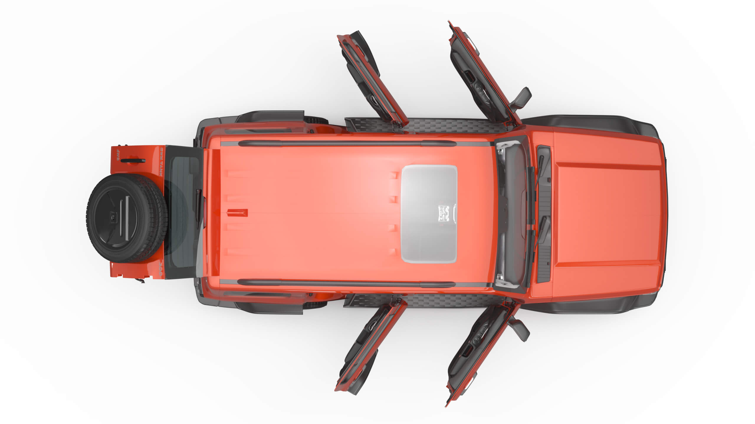 2024 Gwm Tank 300 With Interior - 3D Model by MantangCG