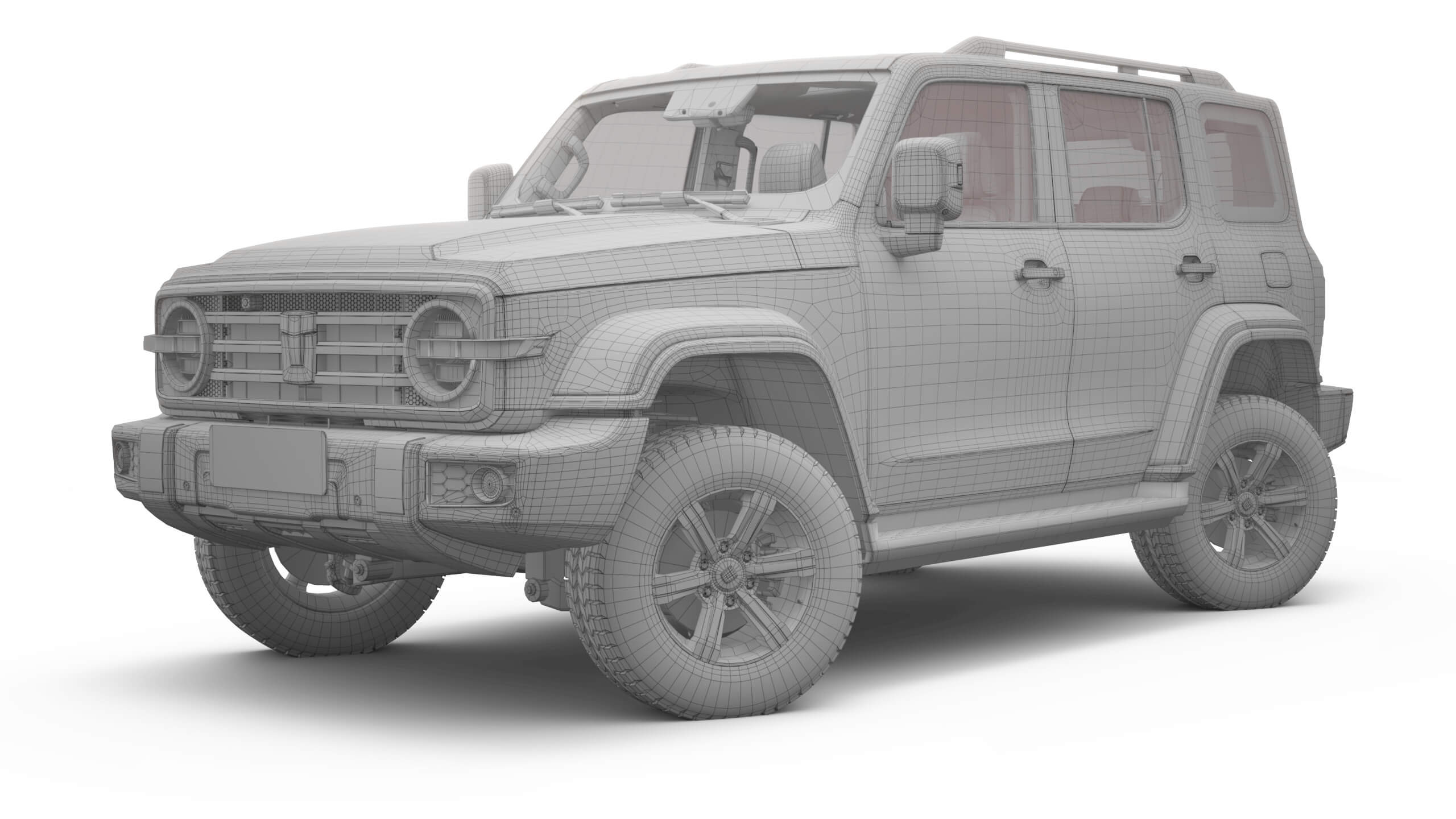 2024 Gwm Tank 300 With Interior - 3D Model by MantangCG