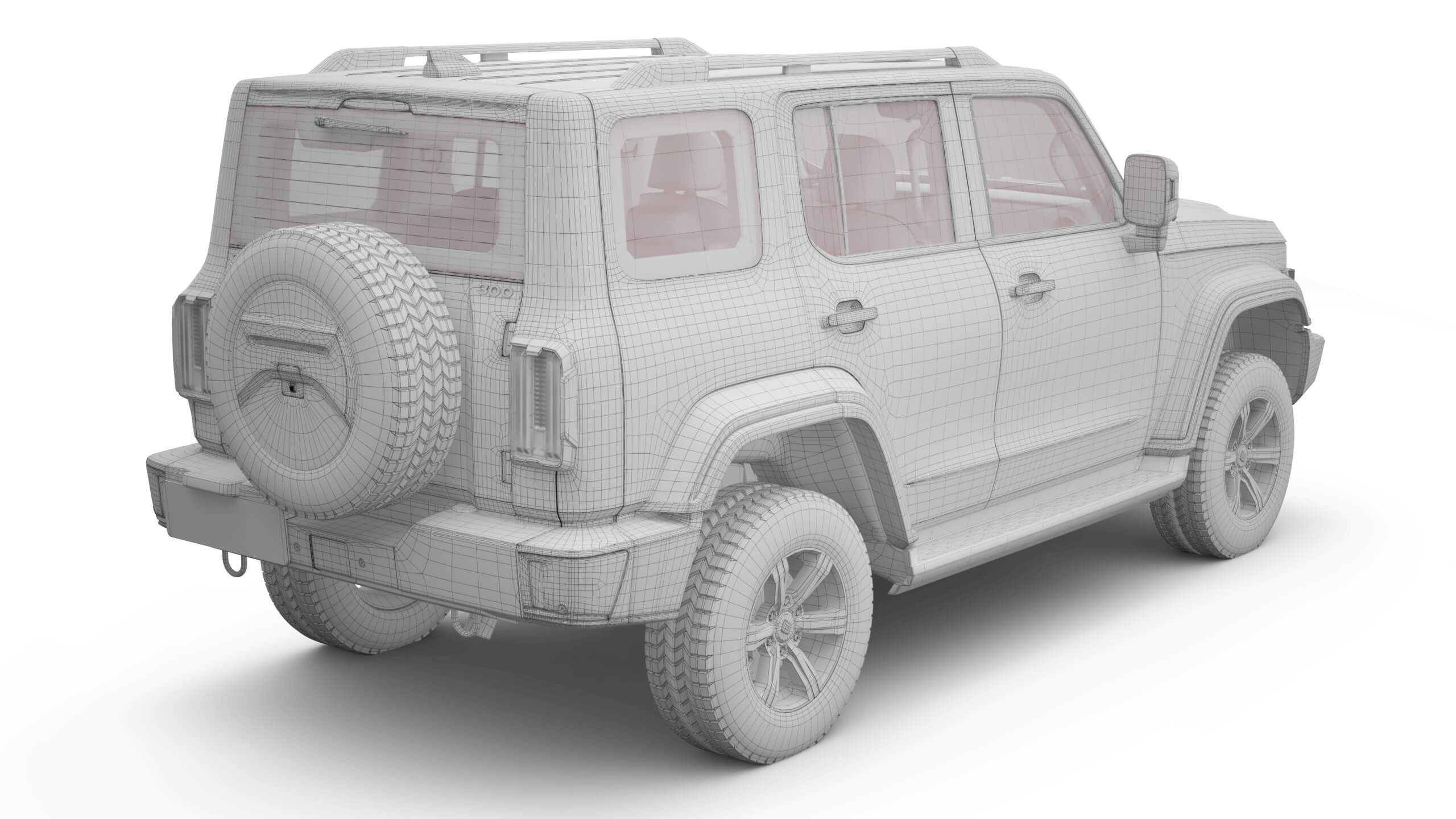 2024 Gwm Tank 300 With Interior - 3D Model by MantangCG