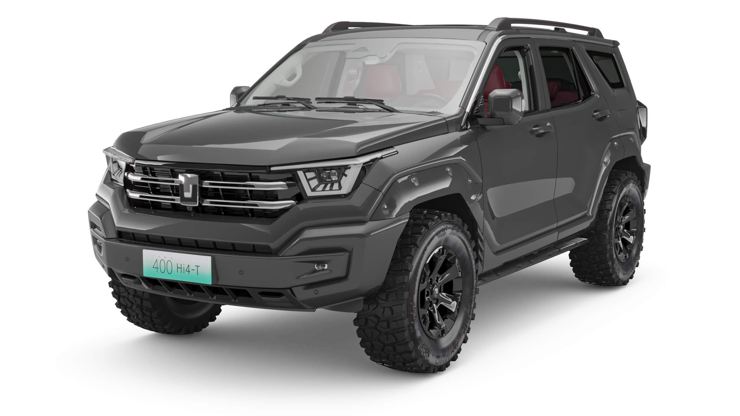 2024 Gwm Tank 400 HI4-T With Interior 3D Model by MantangCG