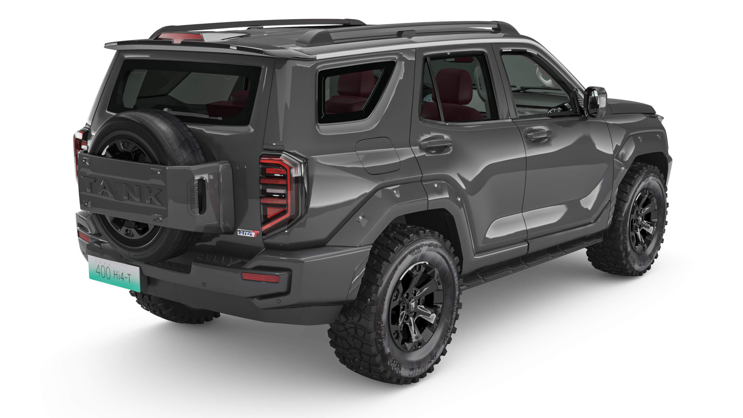 2024 Gwm Tank 400 HI4-T With Interior 3D Model by MantangCG