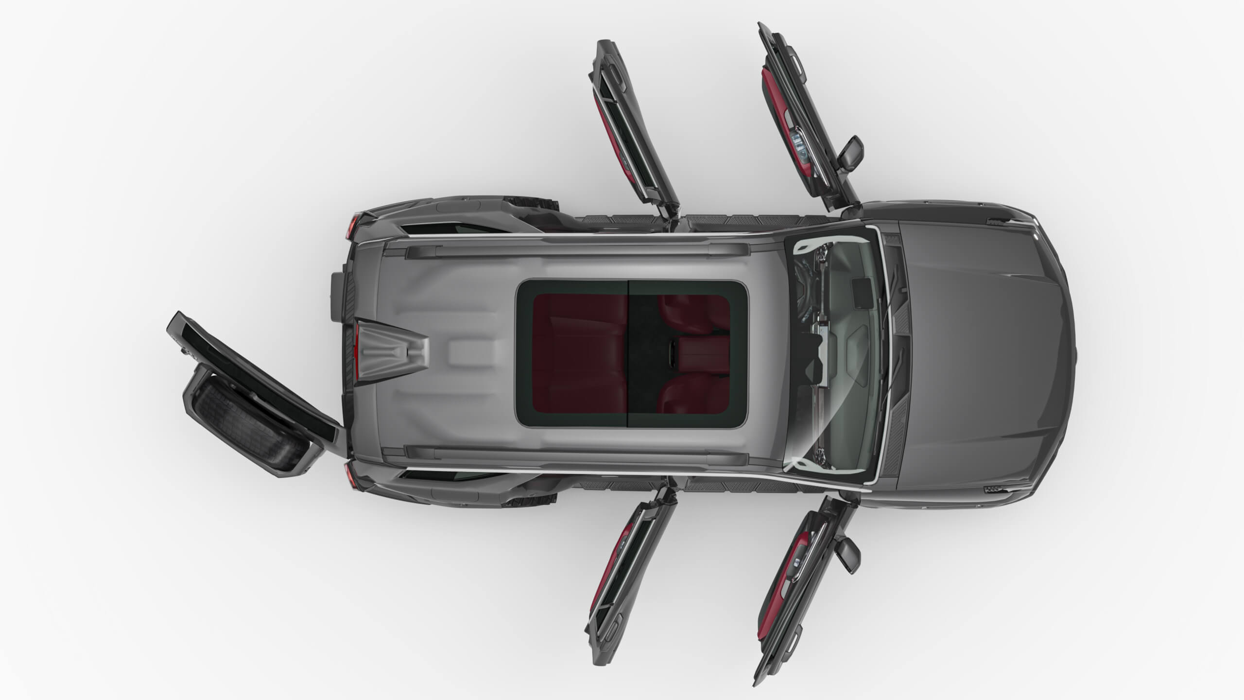 2024 Gwm Tank 400 HI4-T With Interior 3D Model by MantangCG