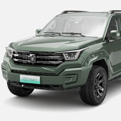 2024 Gwm Tank 400 HI4-T With Interior 3D Model by MantangCG