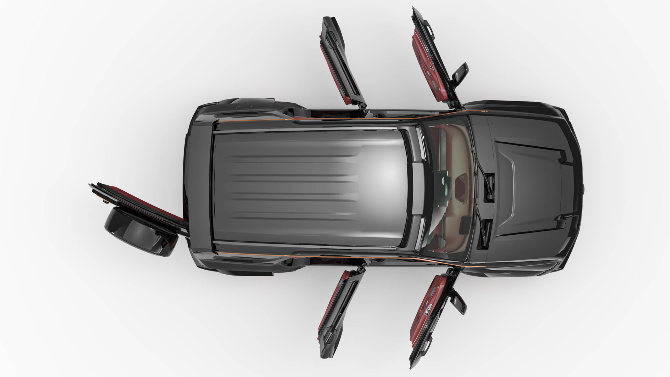2024 Gwm Tank 700 HI4-T With Interior 3D Model by MantangCG