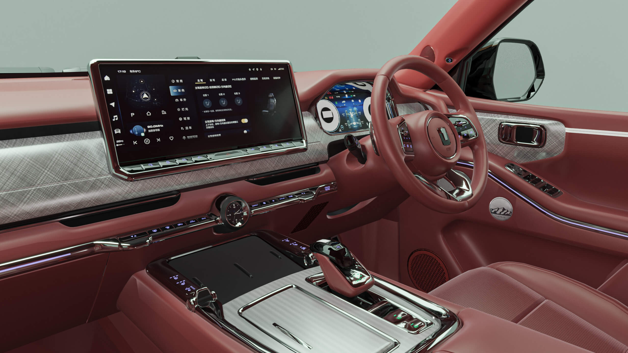 2024 Gwm Tank 700 HI4-T With Interior 3D Model by MantangCG