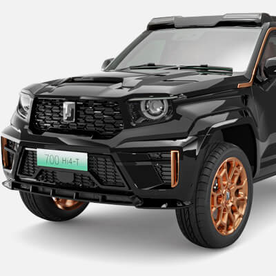 2024 Gwm Tank 700 HI4-T With Interior 3D Model by MantangCG