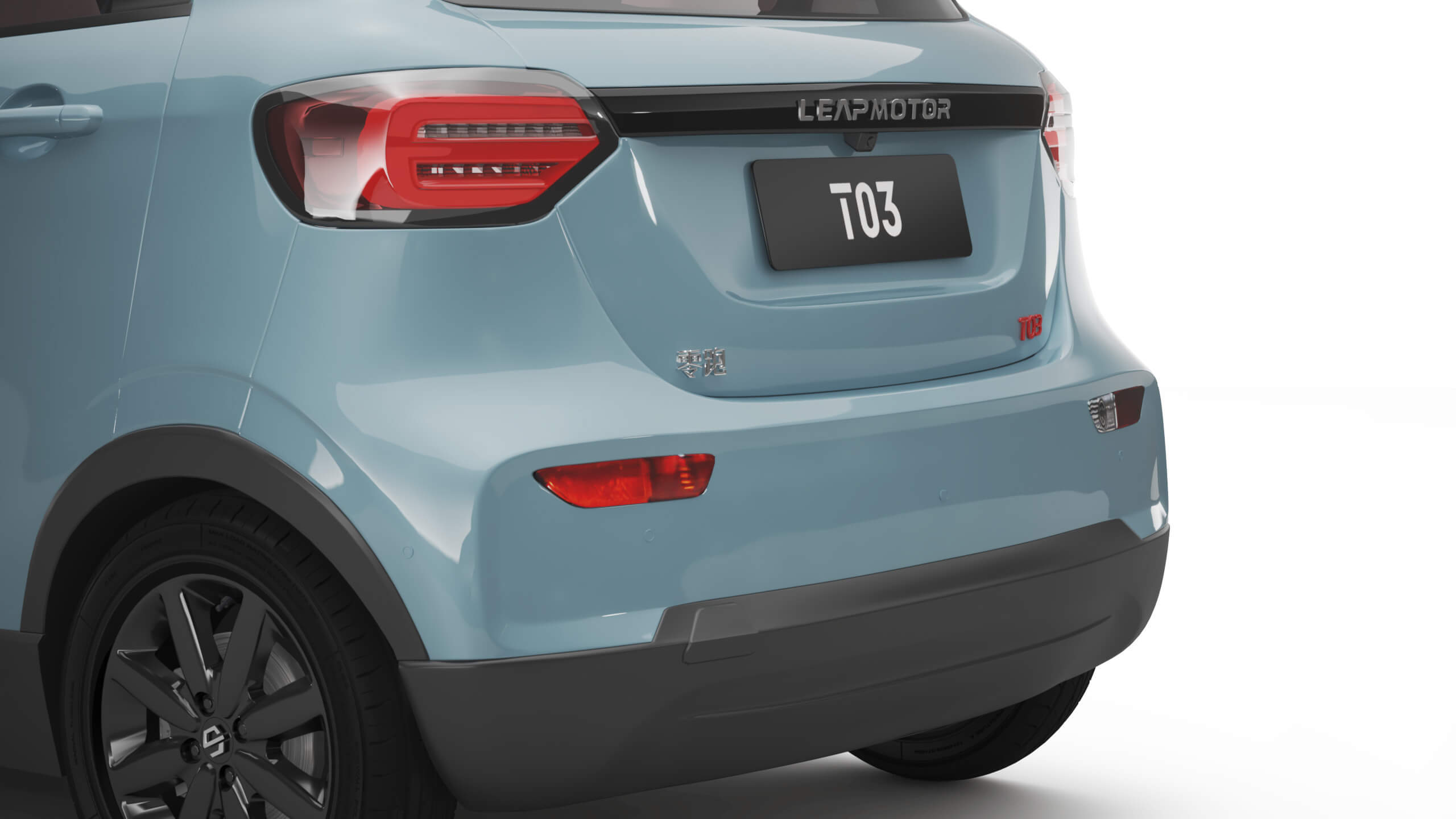 2024 Leapmotor T03 With Interior - 3D Model by MantangCG