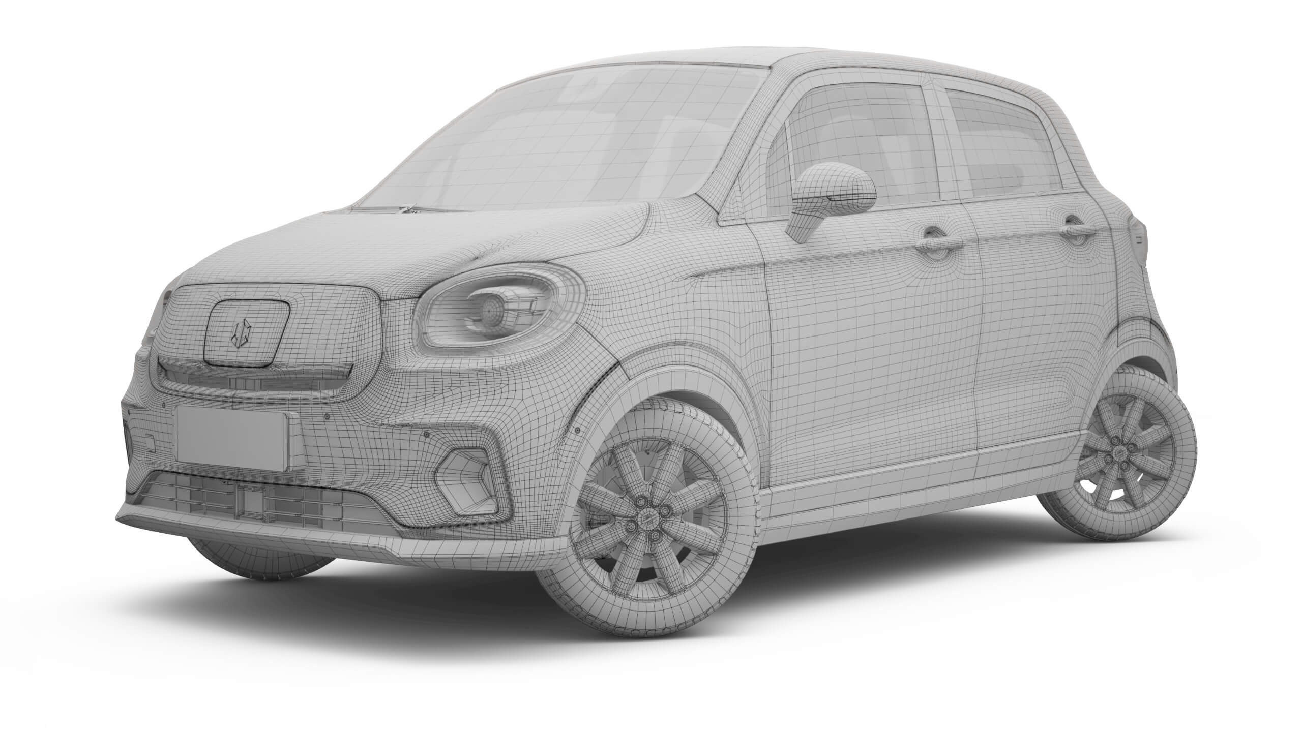 2024 Leapmotor T03 With Interior - 3D Model by MantangCG