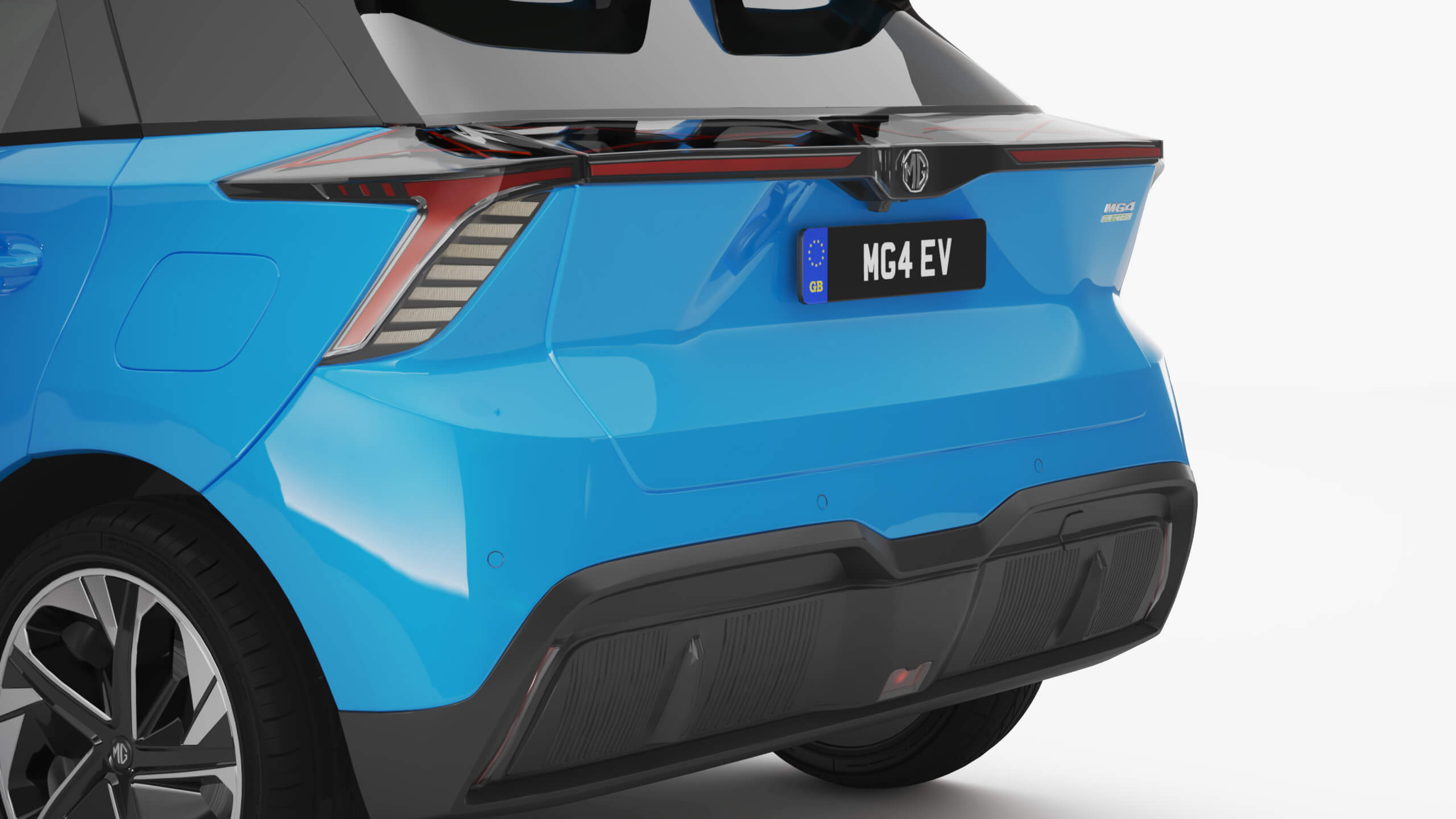 2024 MG 4 EV With Interior - 3D Model by MantangCG