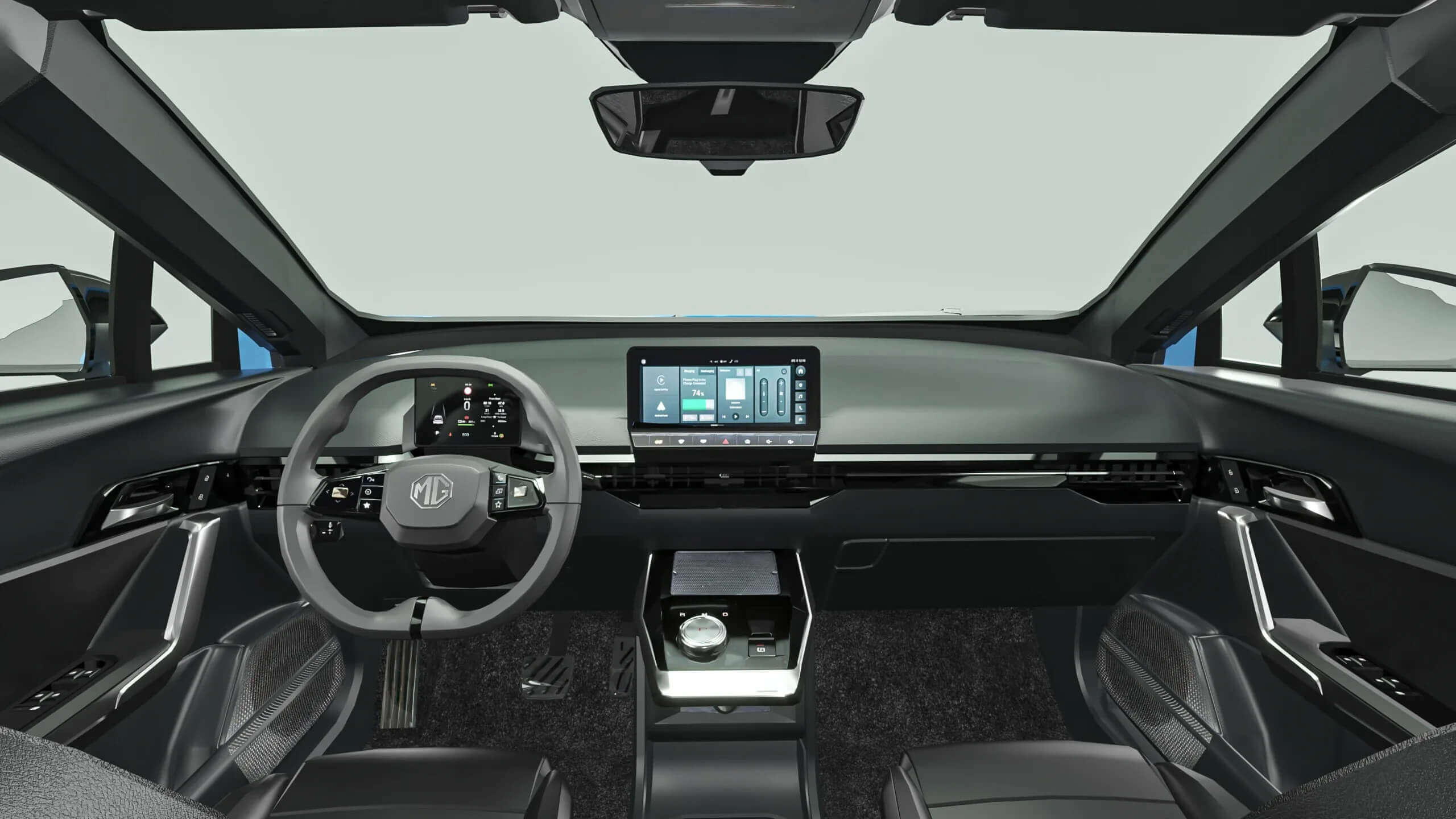 2024 MG4 EV With Interior - 3D Model by MantangCG