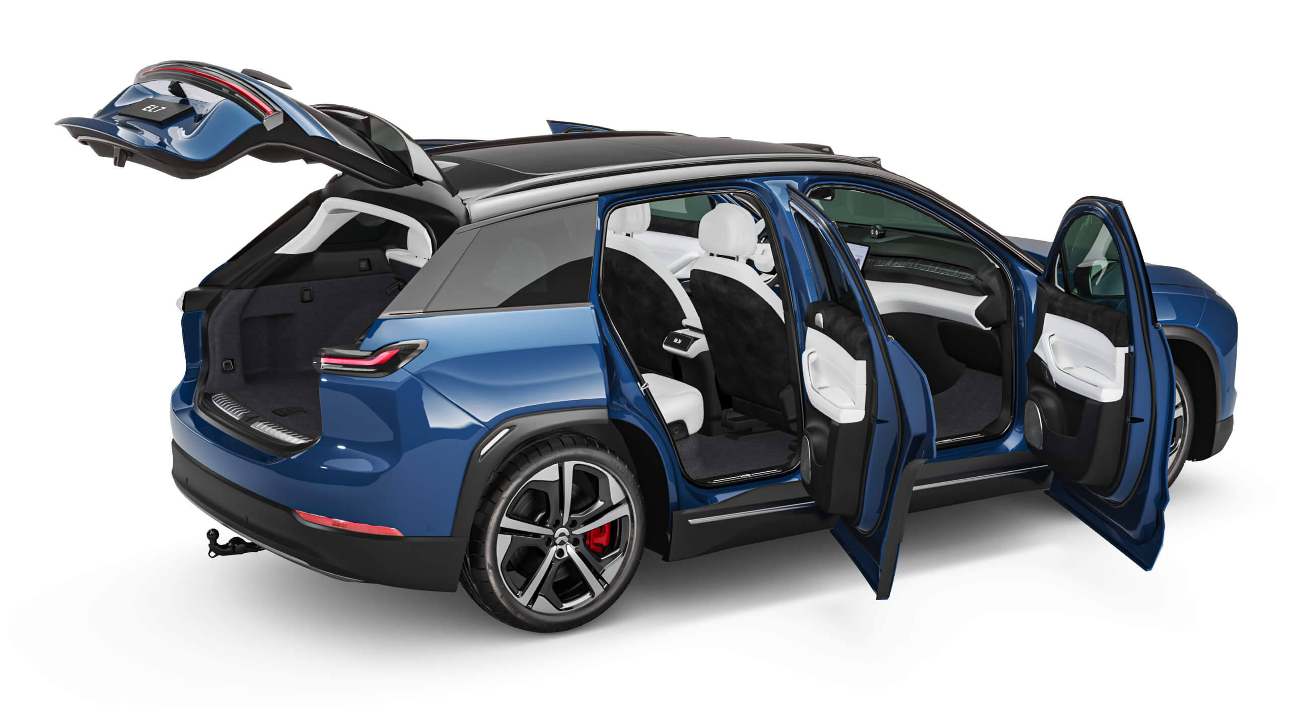 2024 Nio EL7 ES7 With Interior - 3D Model by MantangCG