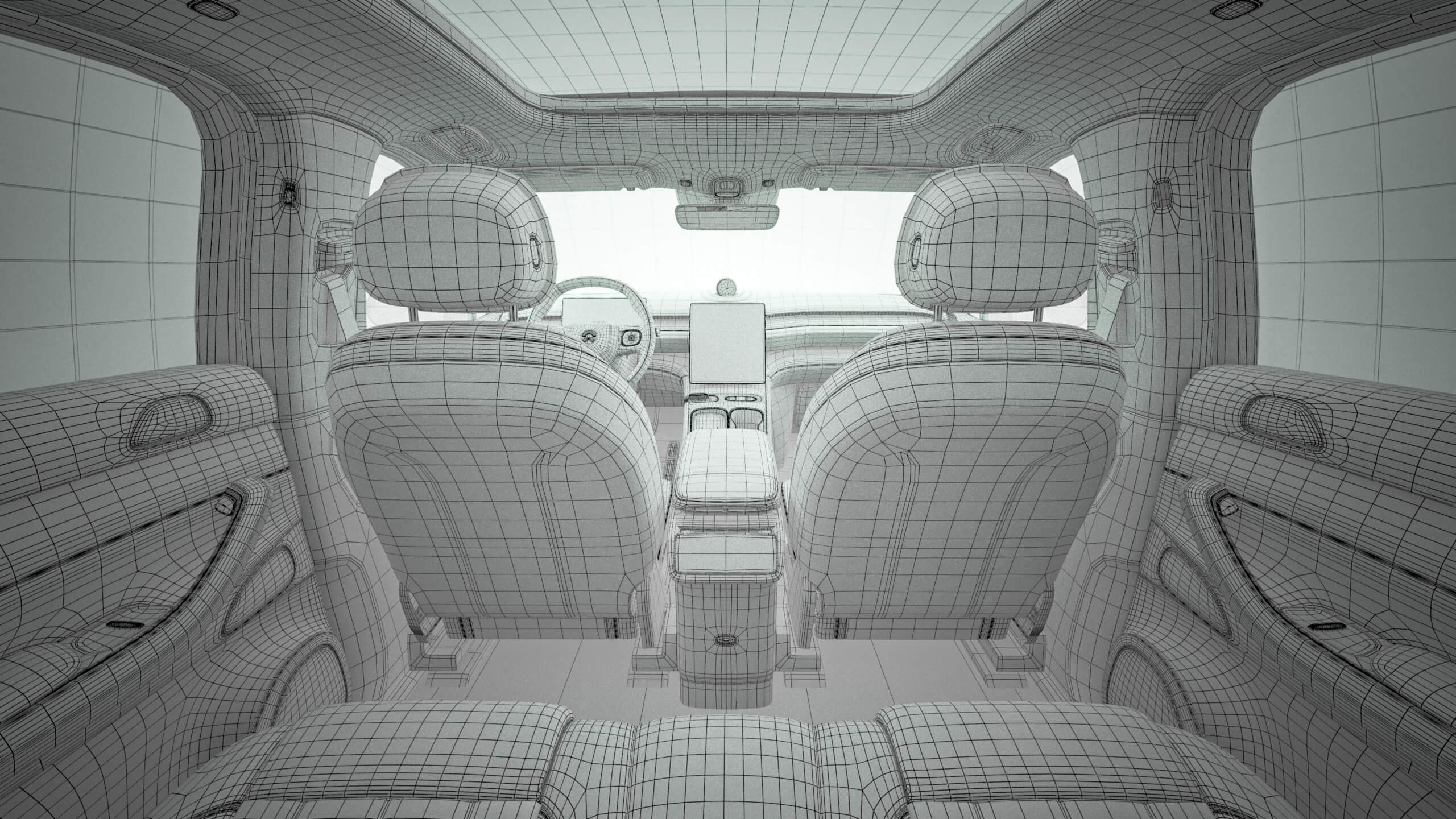 2024 Nio EL7 ES7 With Interior - 3D Model by MantangCG