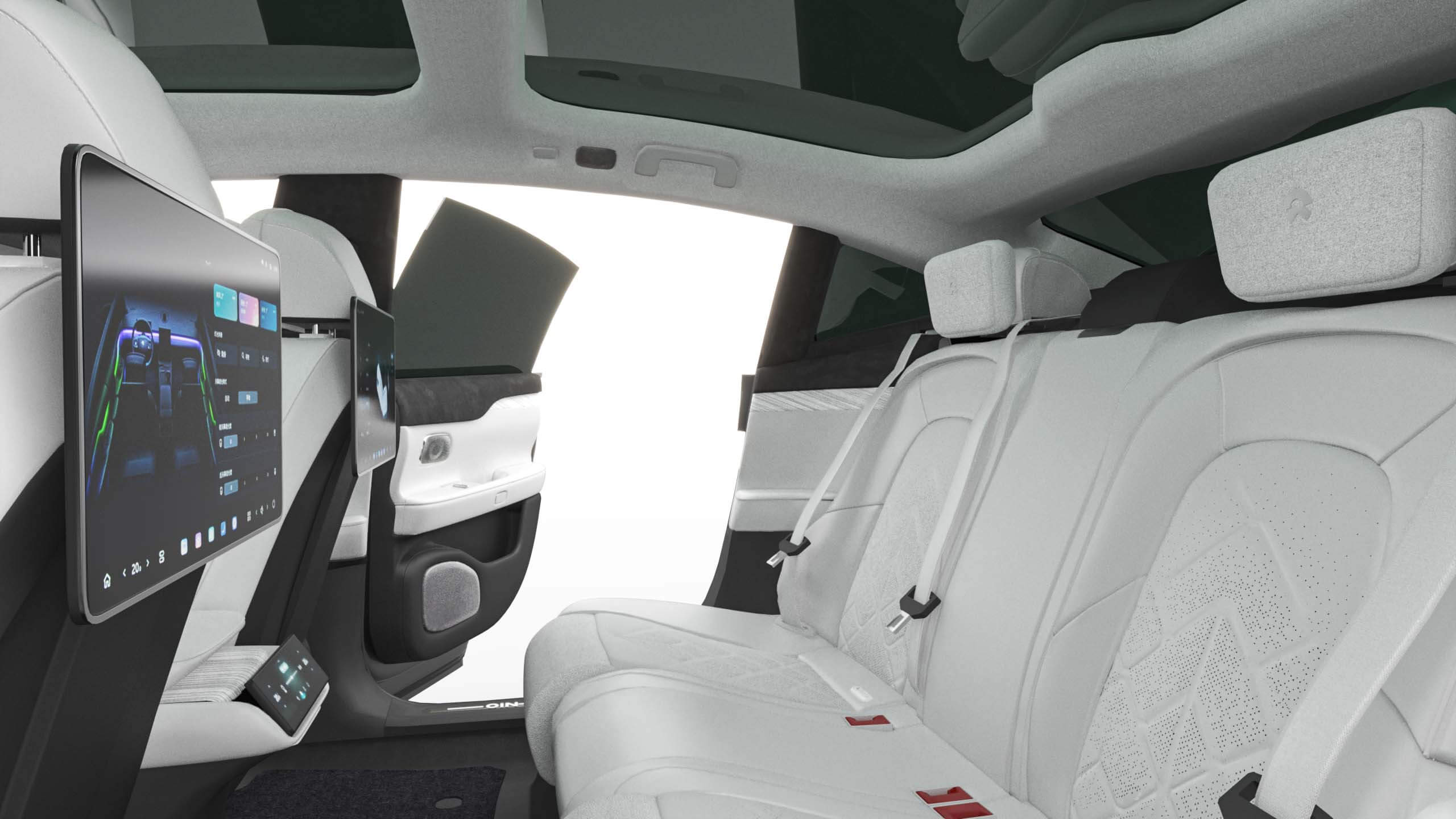 2025 Nio ET7 With Interior - 3D Model by MantangCG