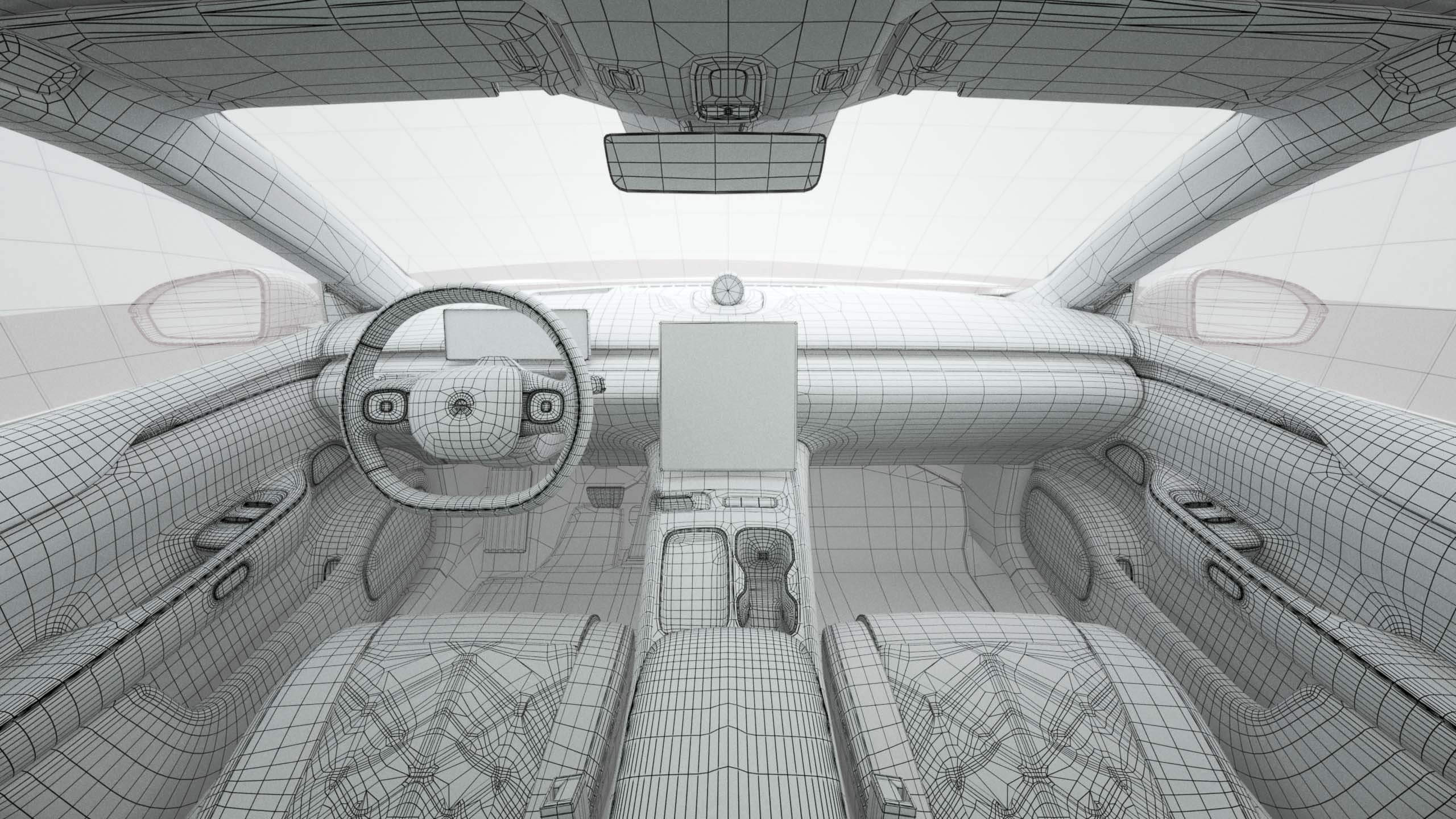 2024 Nio ET7 With Interior - 3D Model by MantangCG
