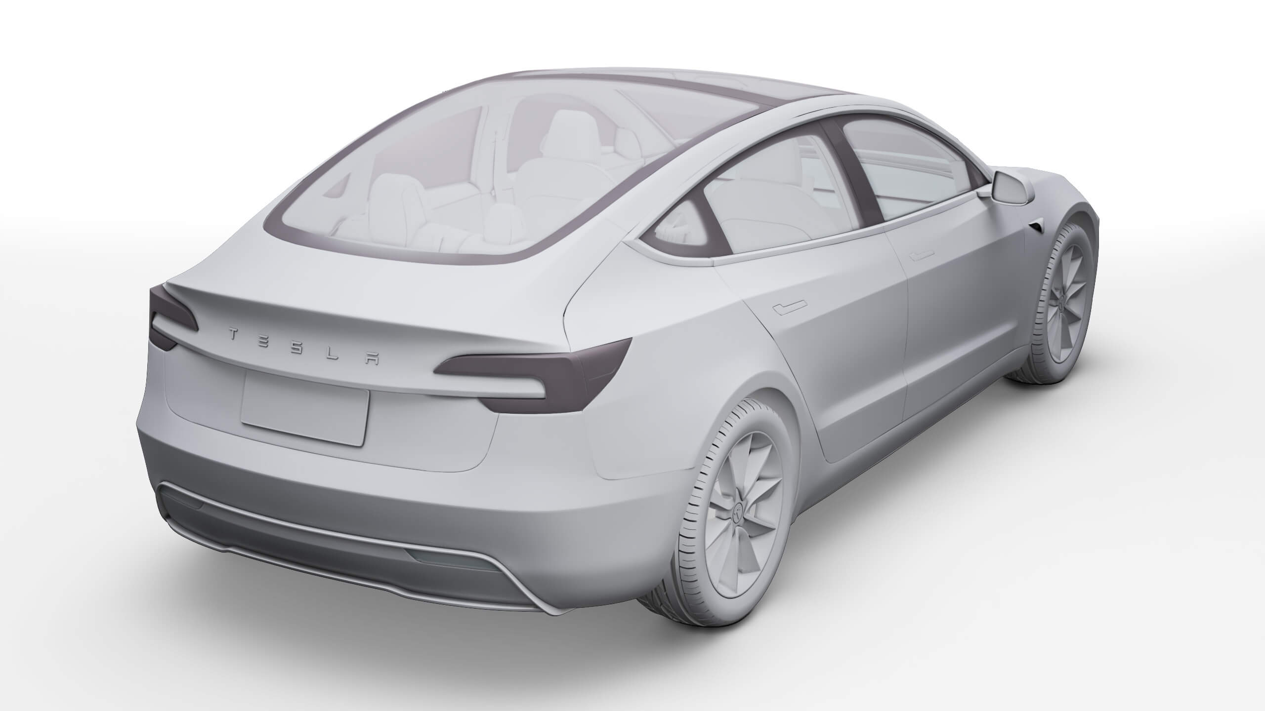 2024 Tesla Model 3 With Interior by MantangCG
