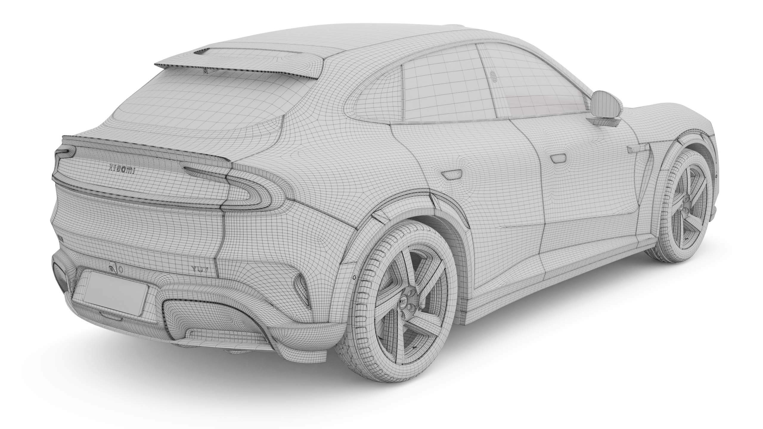 2025 Xiaomi YU7 - 3D Model by MantangCG