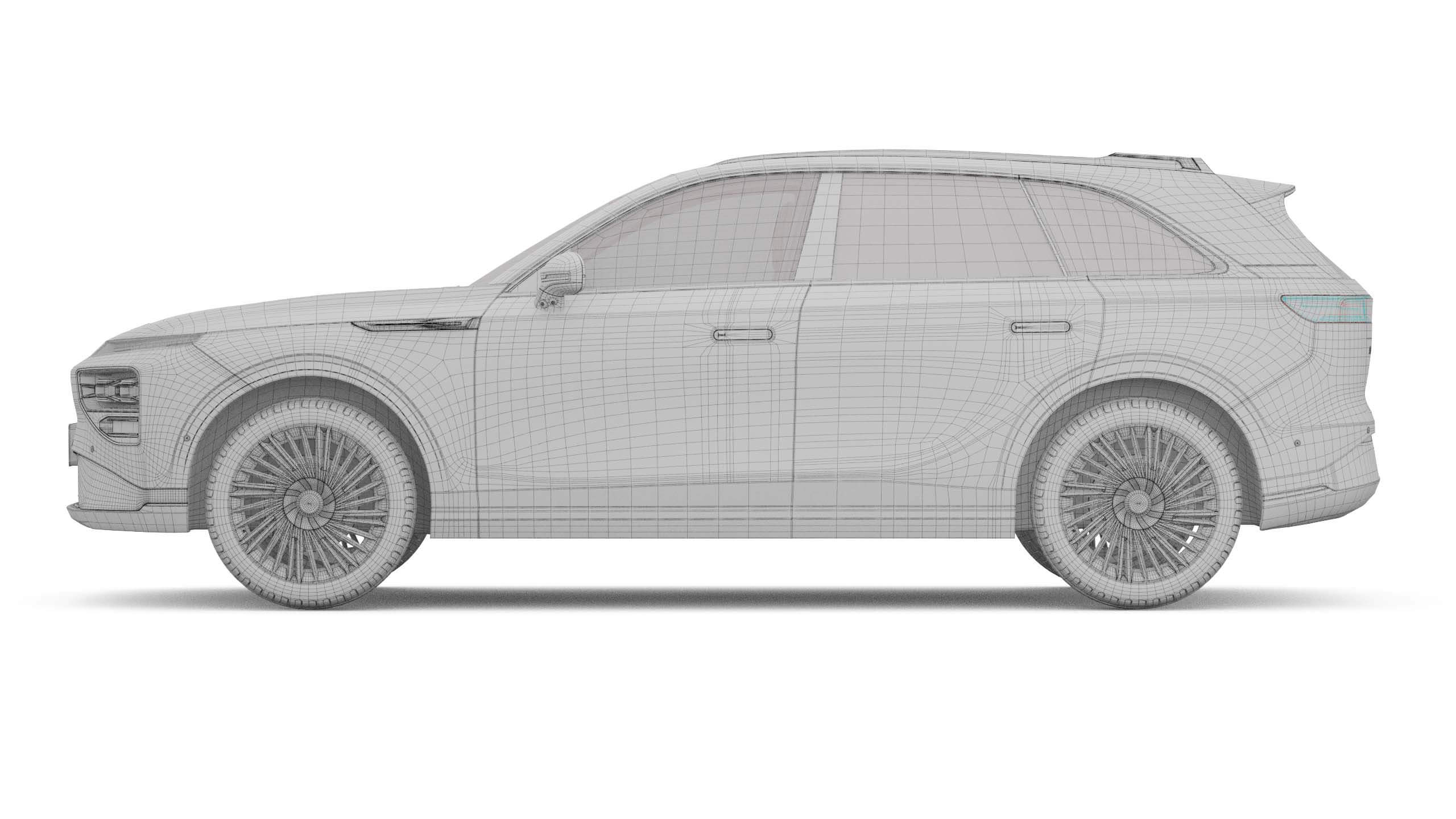 2025 Xpeng G9 with Interior - 3D Model by MantangCG