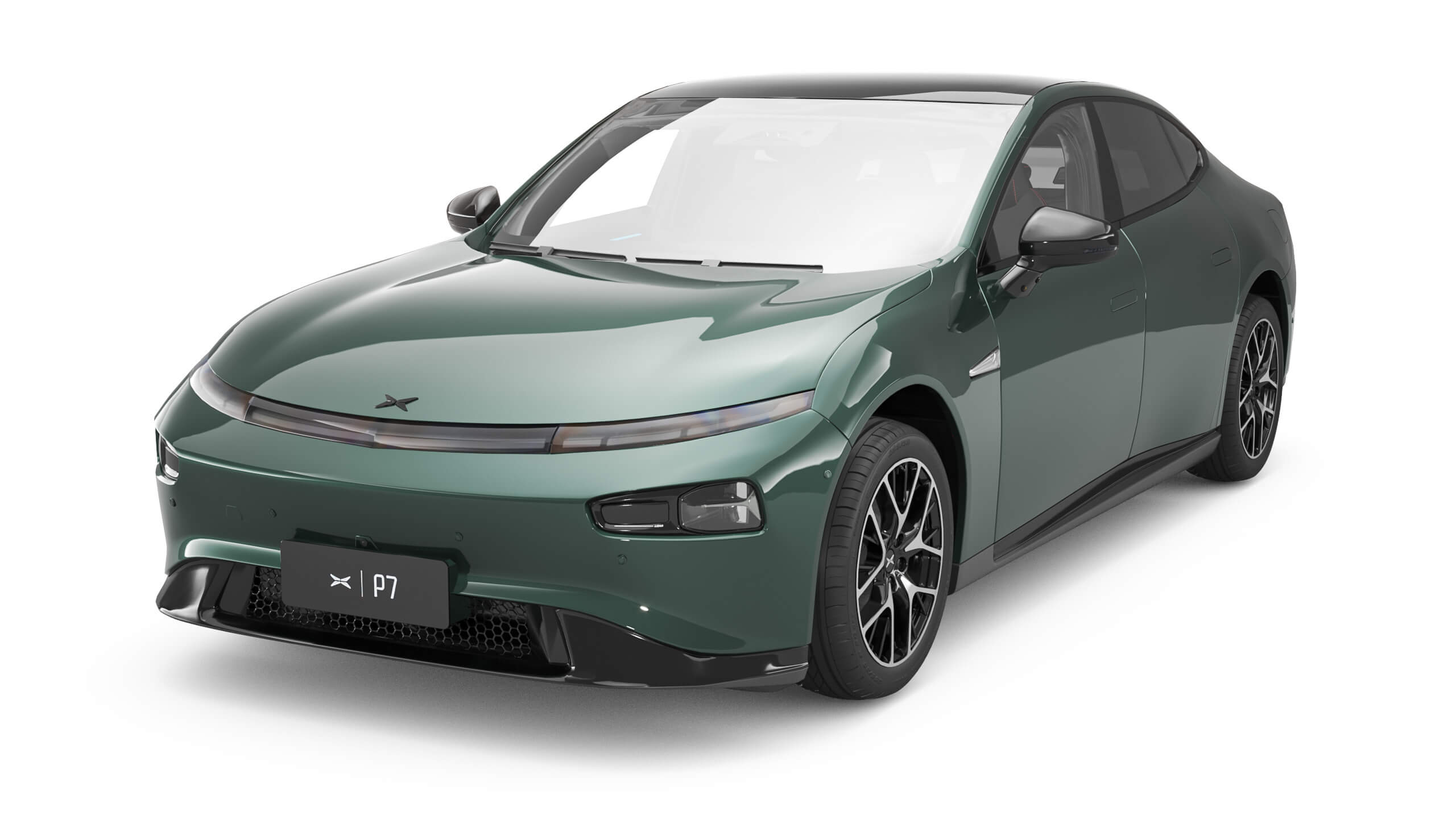 2024 Xpeng P7 With Interior - 3D Model by MantangCG