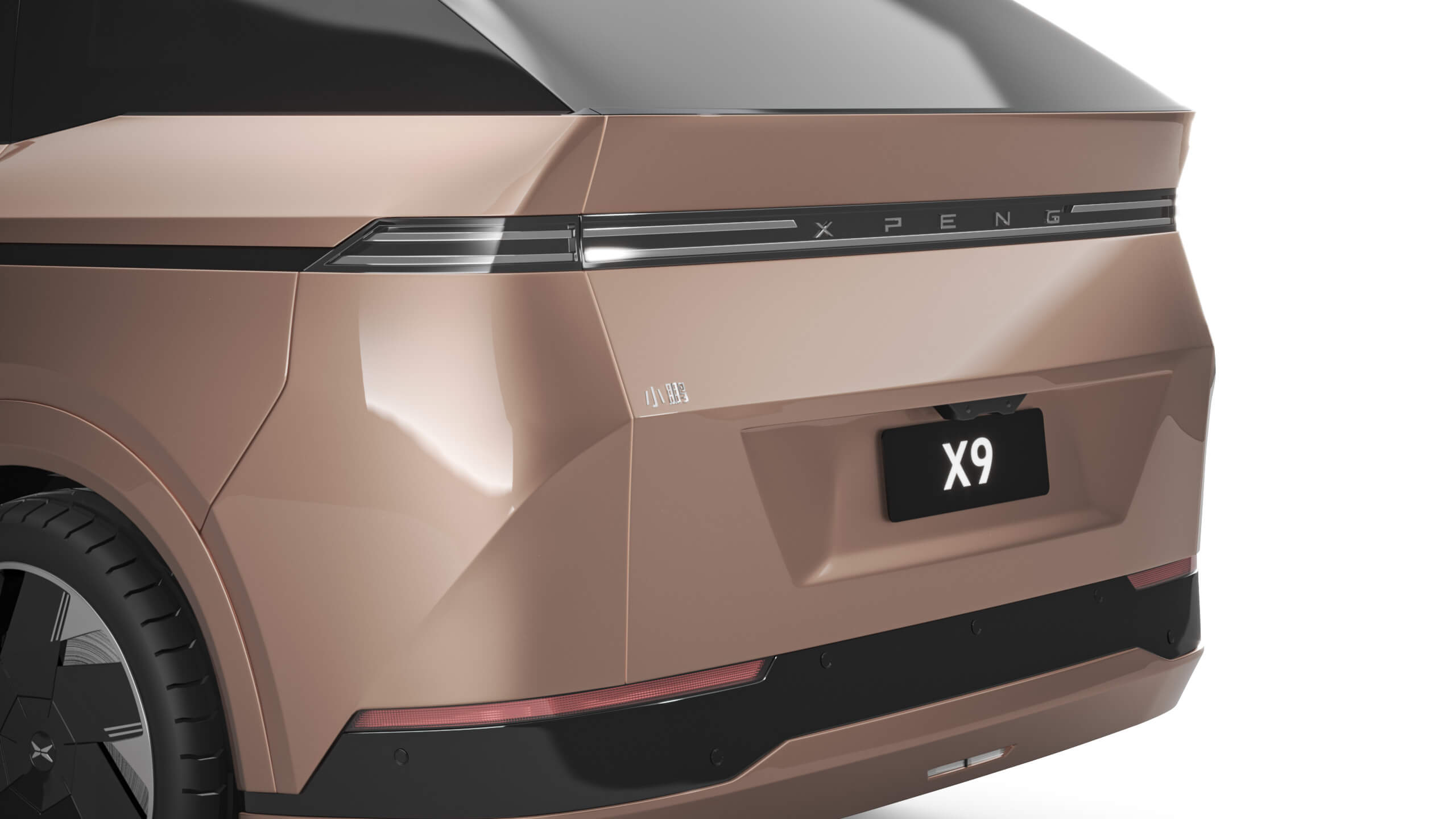 2024 Xpeng X9 With Interior - 3D Model by MantangCG