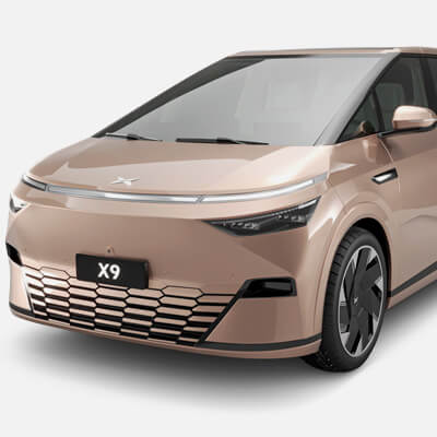 2024 Xpeng X9 With Interior - 3D Model by MantangCG