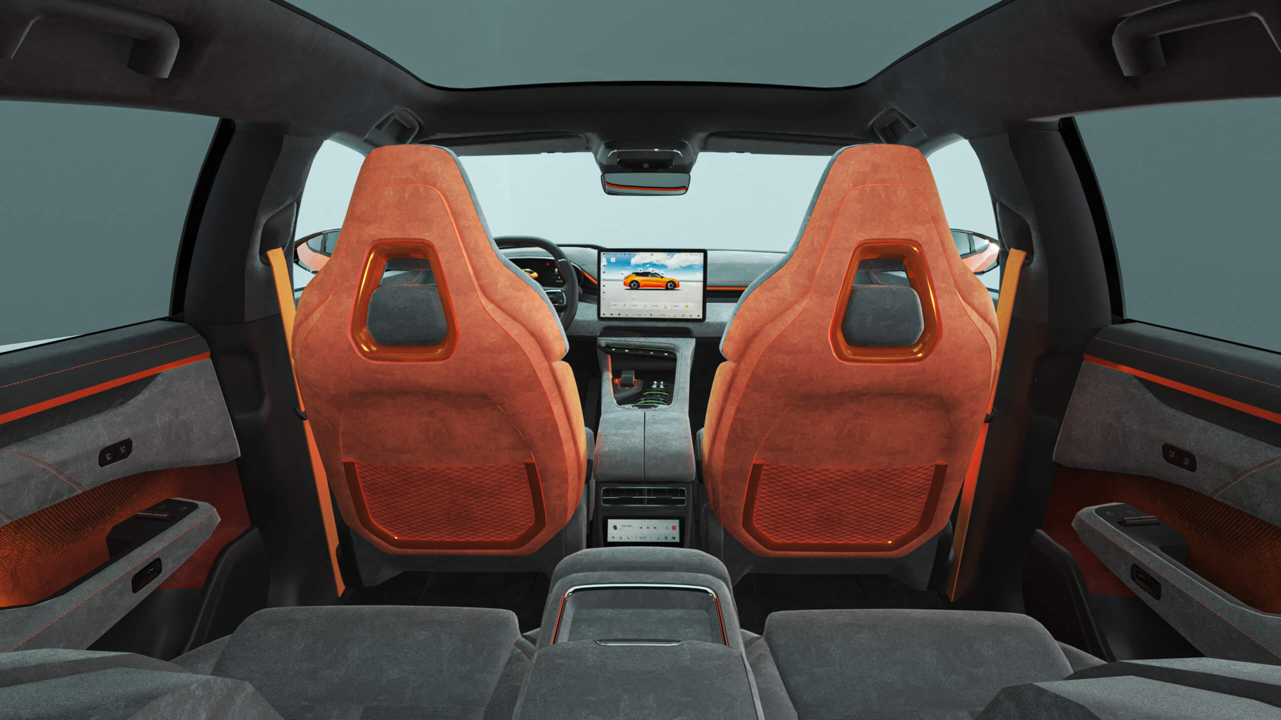 2024 Zeekr New 001 With Interior - 3D Model by MantangCG