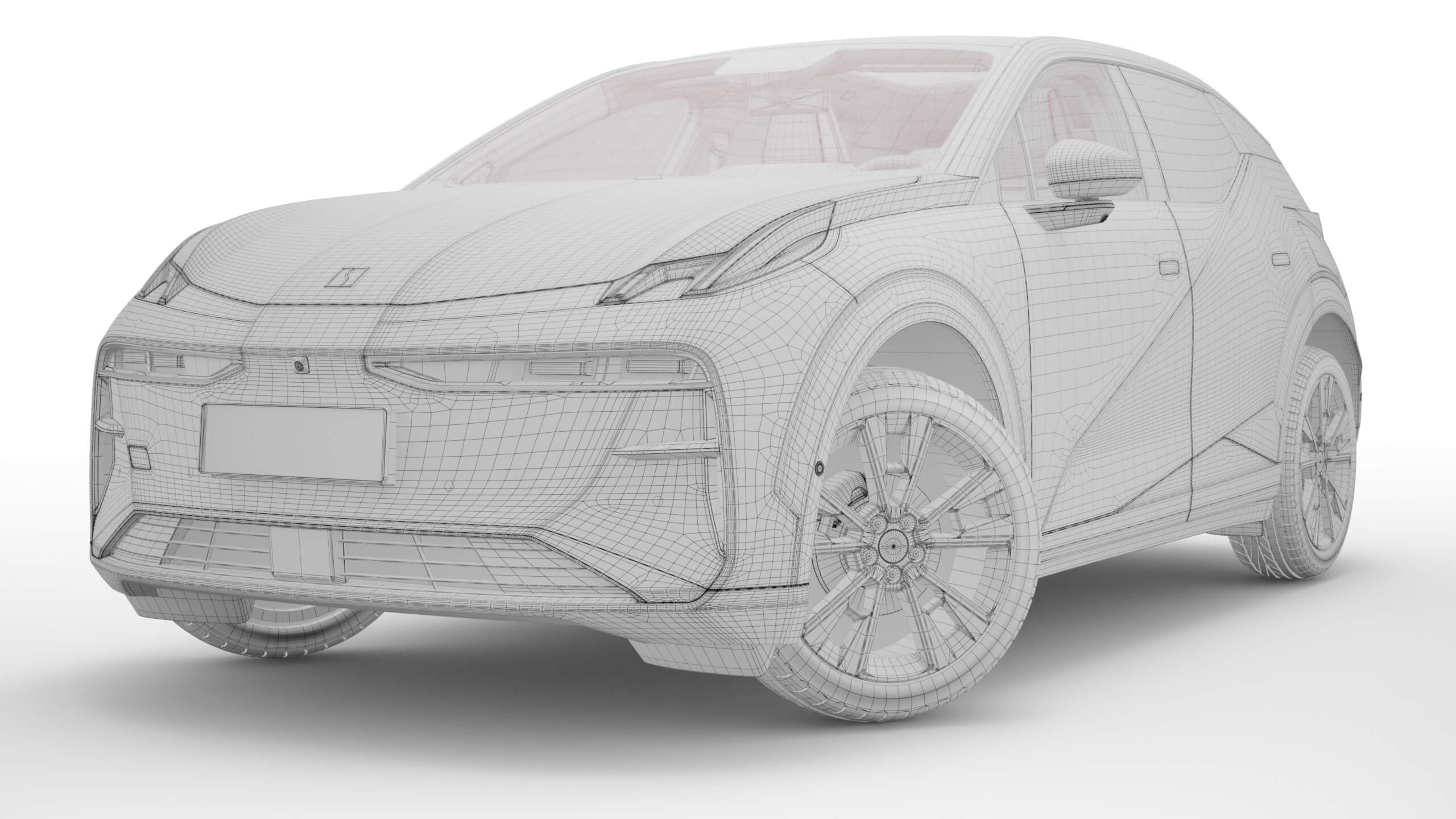 2024 Zeekr X With Interior - 3D Model by MantangCG