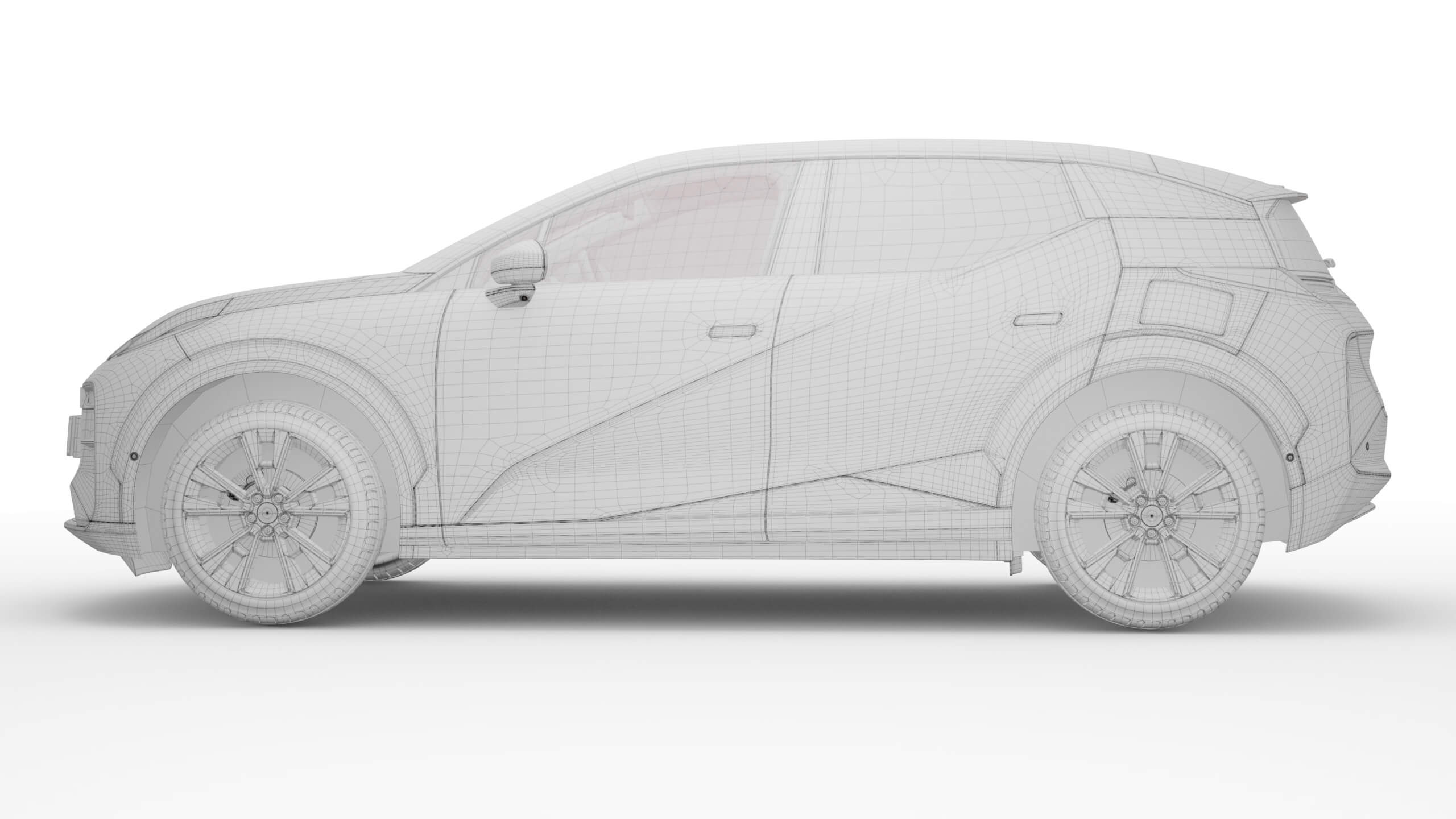 2024 Zeekr X With Interior - 3D Model by MantangCG