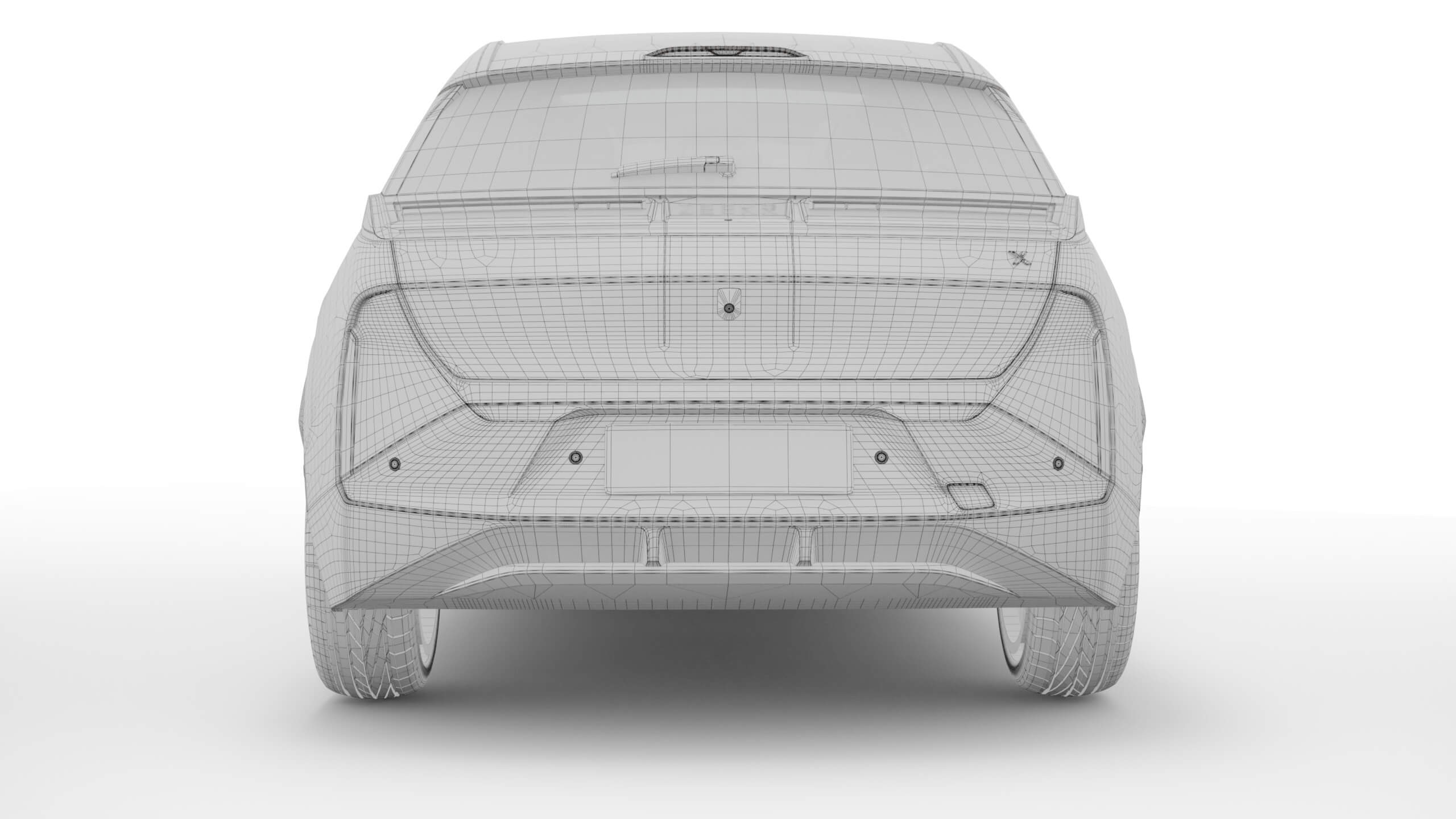 2024 Zeekr X With Interior - 3D Model by MantangCG