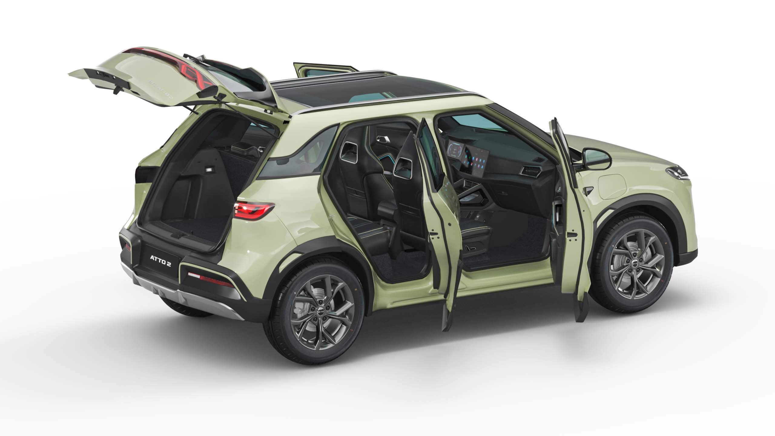 2025 BYD Atto 2 With Interior - 3D Model by MantangCG