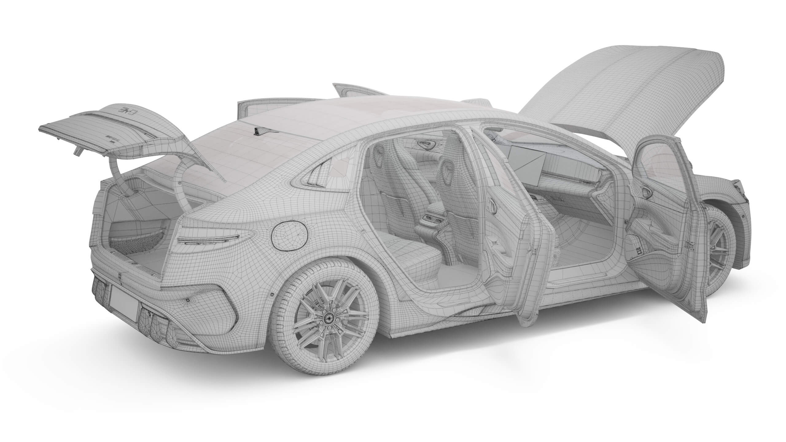 2025 BYD Seal With Interior - 3D Model by MantangCG