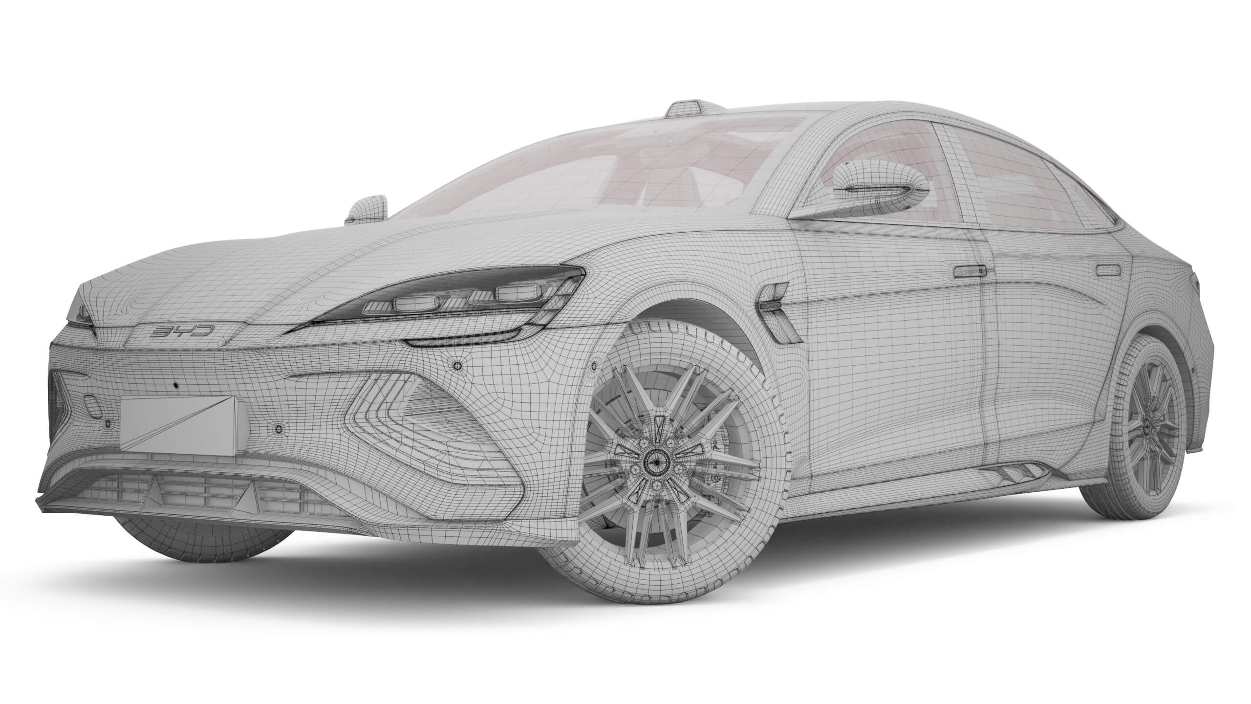 2025 BYD Seal With Interior - 3D Model by MantangCG