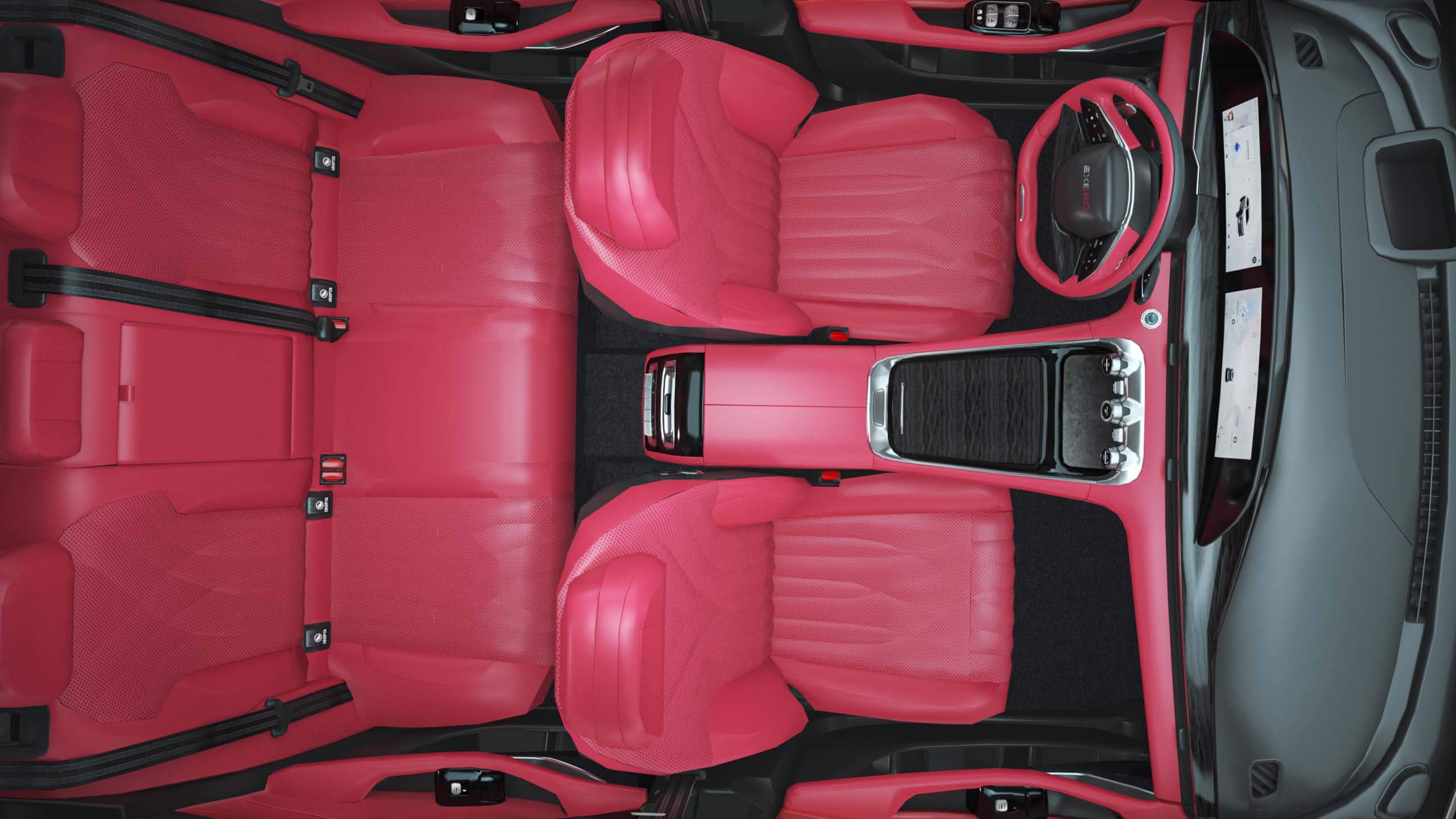 2025 Chery Exeed RX With Interior - 3D Model by MantangCG